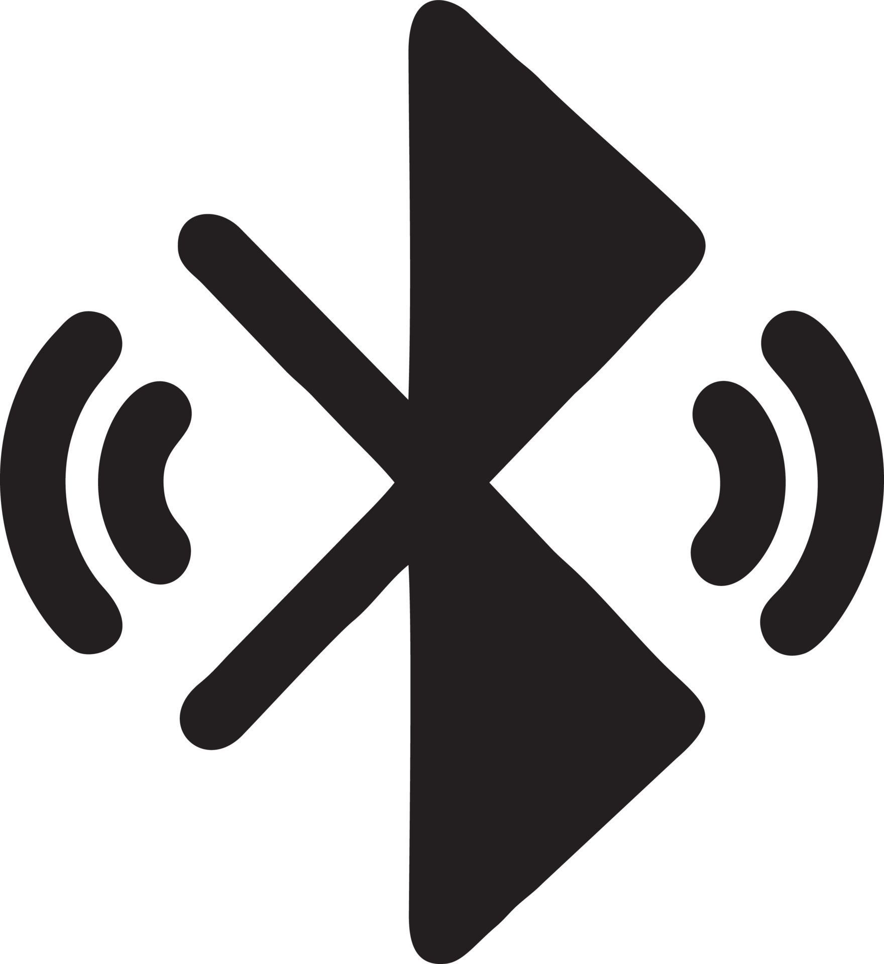 Signal Communication Information Connection Wireless Icon Symbol Vector