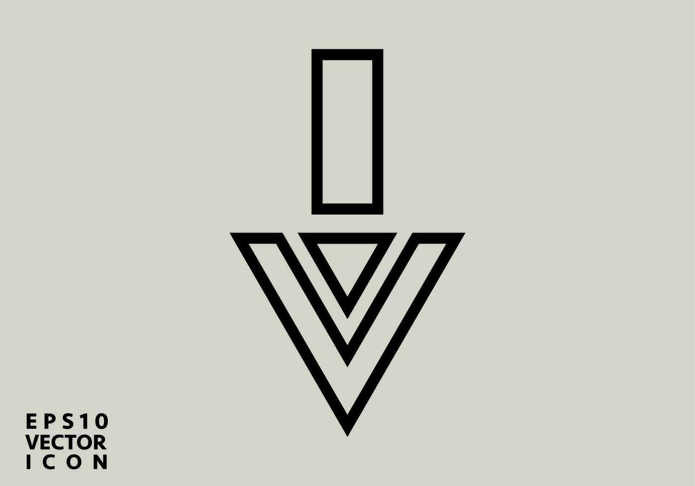 Decrease icon. Direction Sign. Navigation, Vector Down Arrows Symbol 23826570 Vector Art at Vecteezy