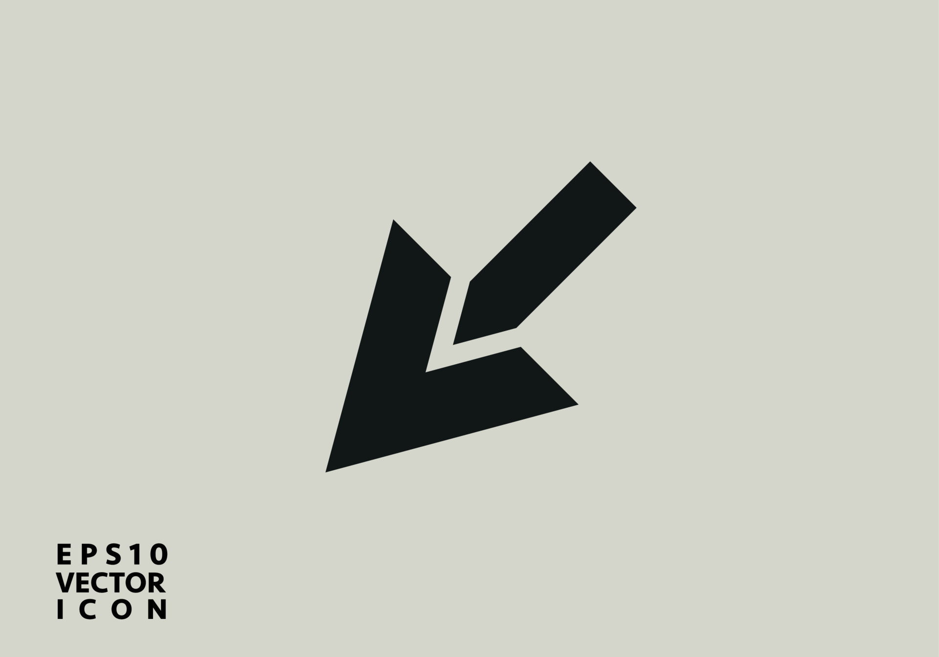Decrease icon. Direction Sign. Navigation, Vector Down Arrows Symbol 23826602 Vector Art at Vecteezy