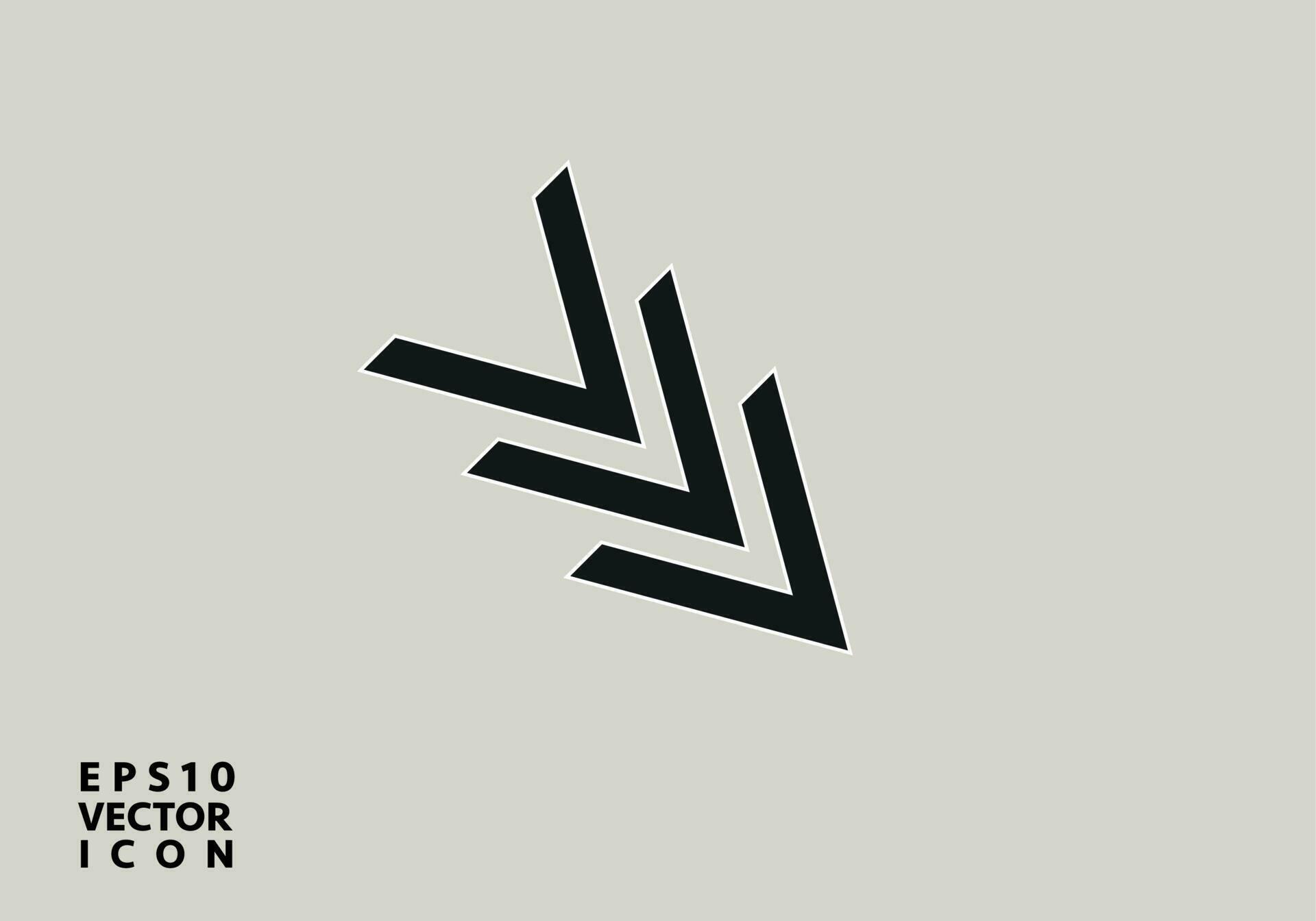 Decrease icon. Direction Sign. Navigation, Vector Down Arrows Symbol 23826617 Vector Art at Vecteezy