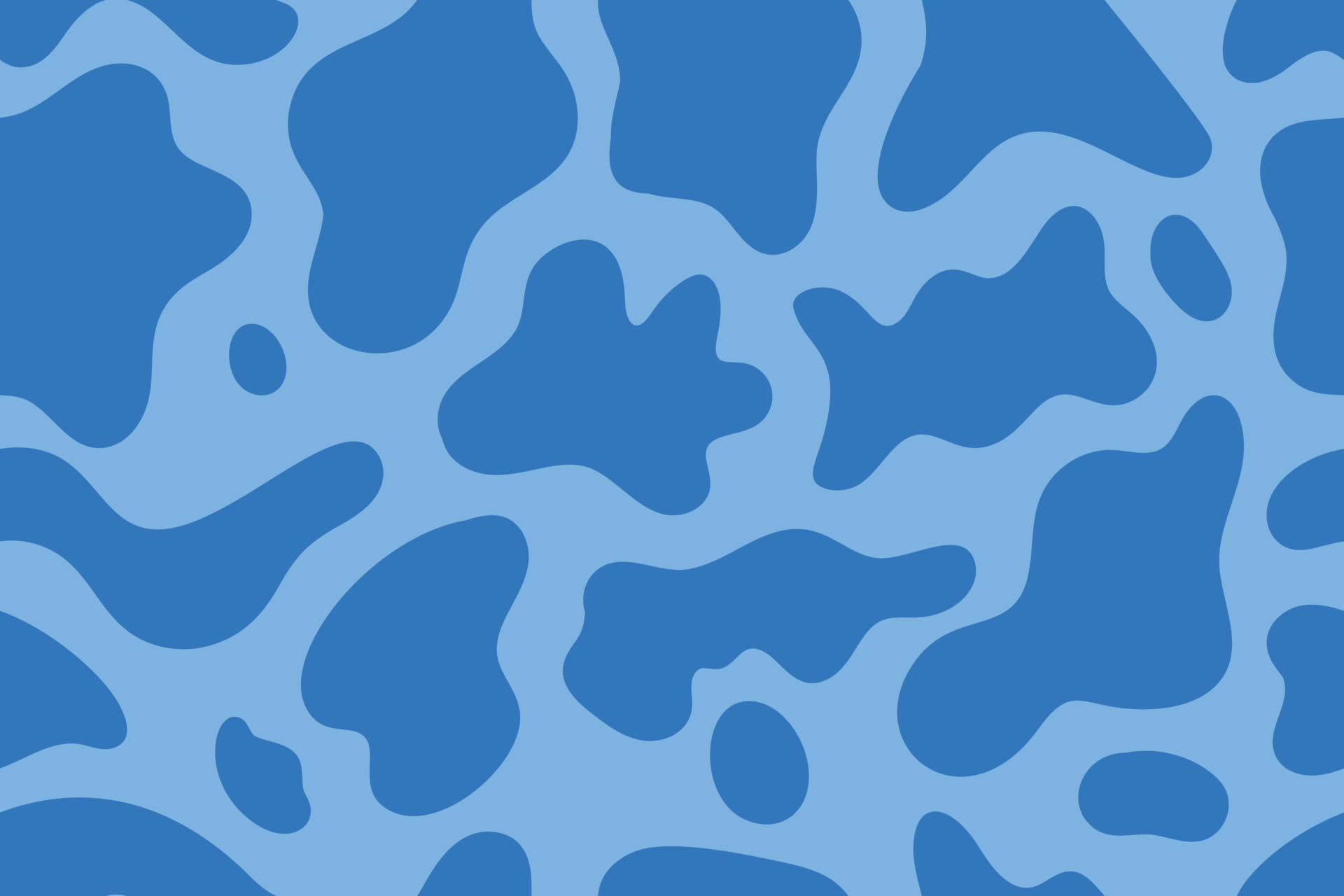 Abstract Seamless Pattern With Blob Shapes Or Leopard Spots Camouflage