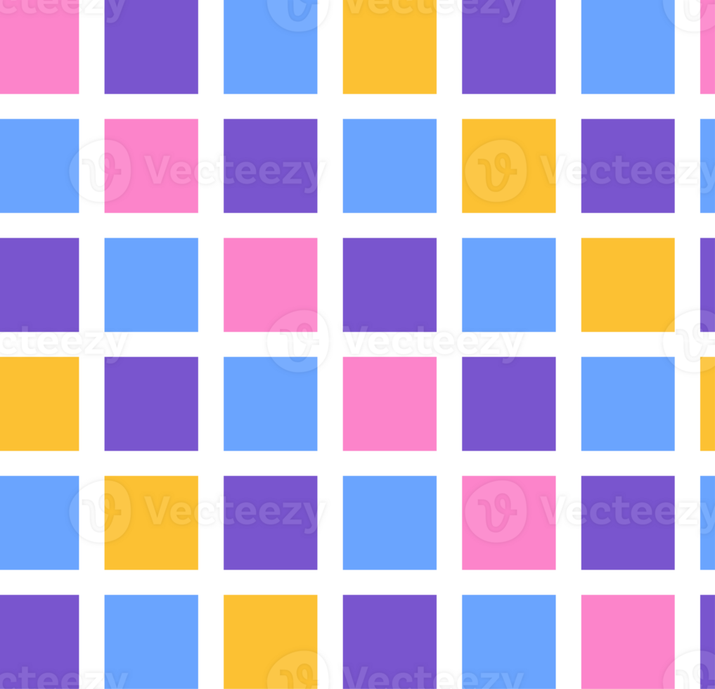 Geometric squares seamless pattern 23832558 PNG