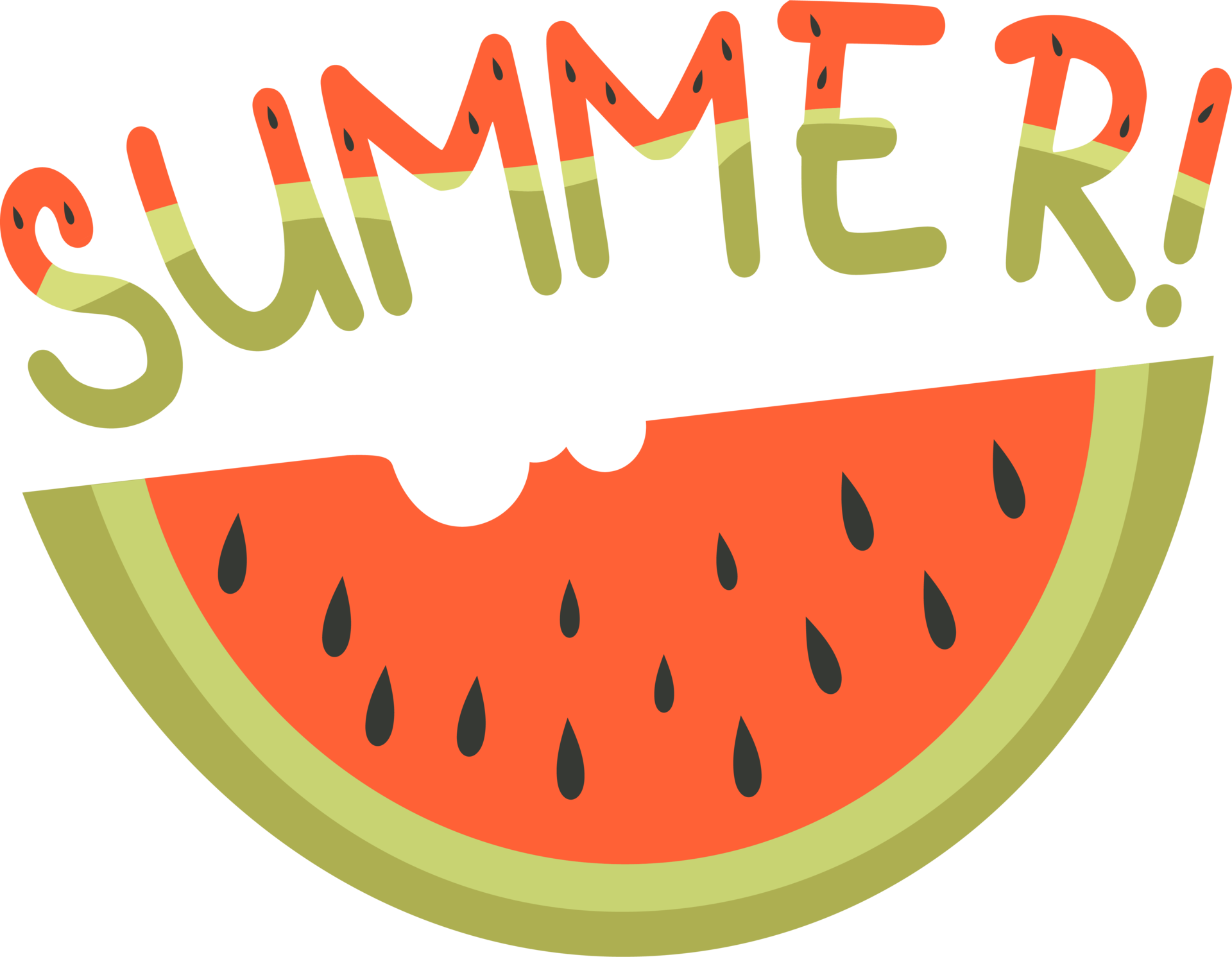 Piece Watermelon And Word Summer Illustration 23832573 PNG piece-watermelon-and-word-summer-illustration-23832573-png
