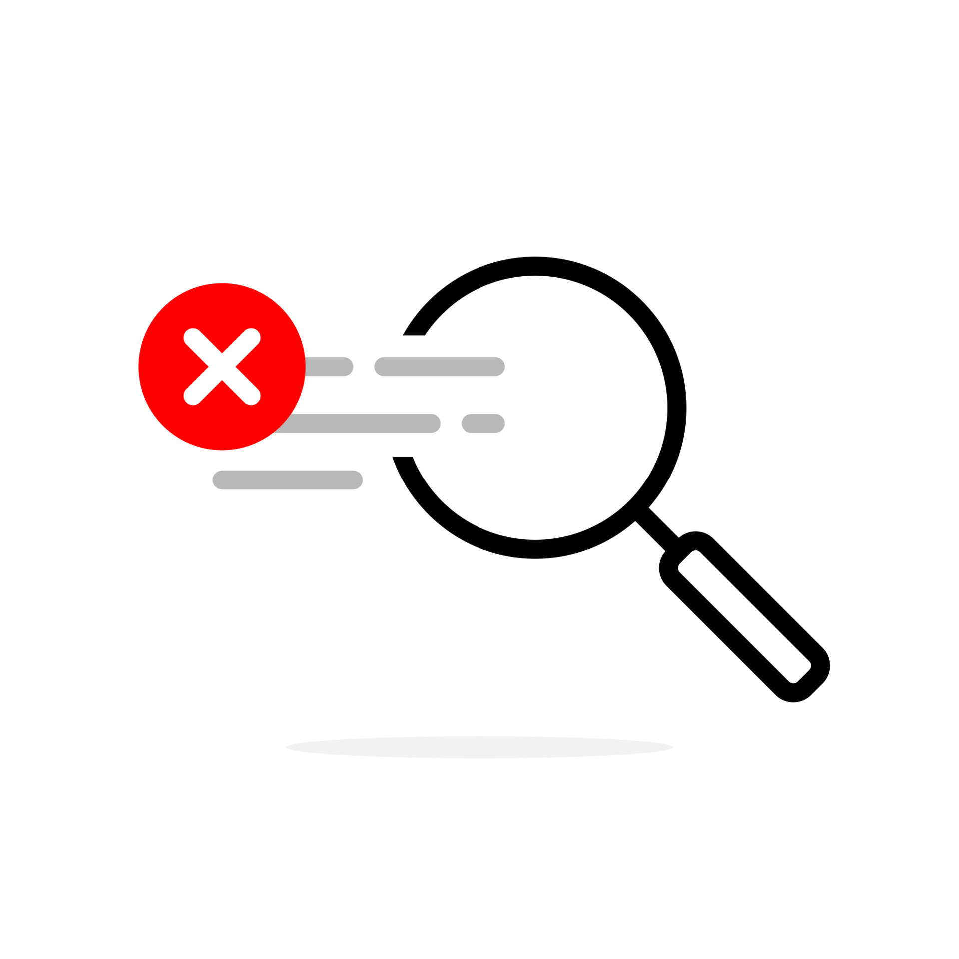 buscar No resultado, datos información no encontró concepto ilustración ...