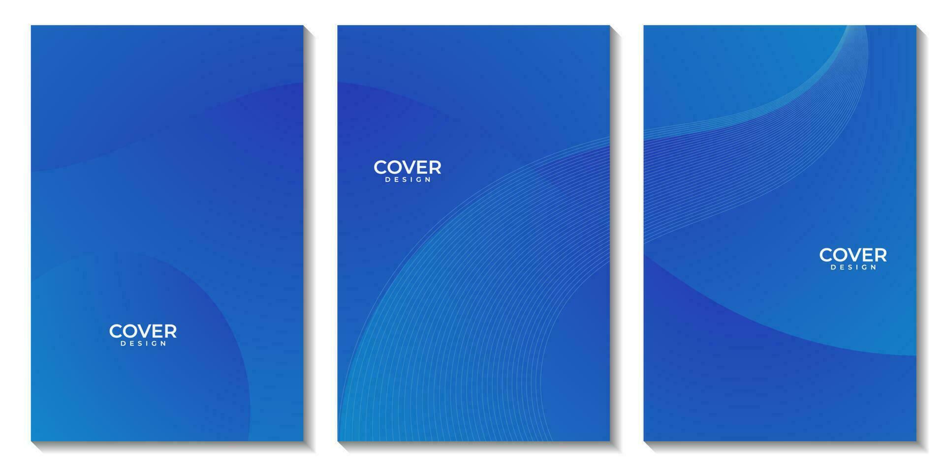 abstract covers set blue wave gradient background for business 23835193 Vector Art at Vecteezy