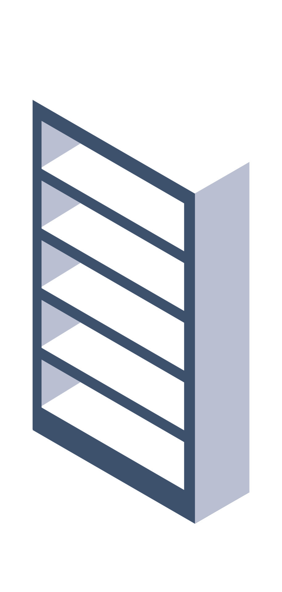 Rack office, furniture for folder books and documents 23835292 Vector ...