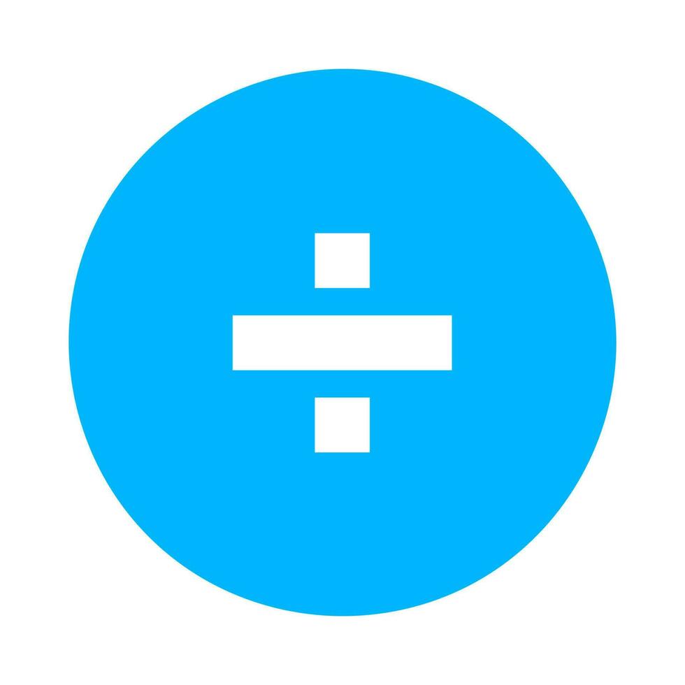 divide button icon 23835741 Vector Art at Vecteezy