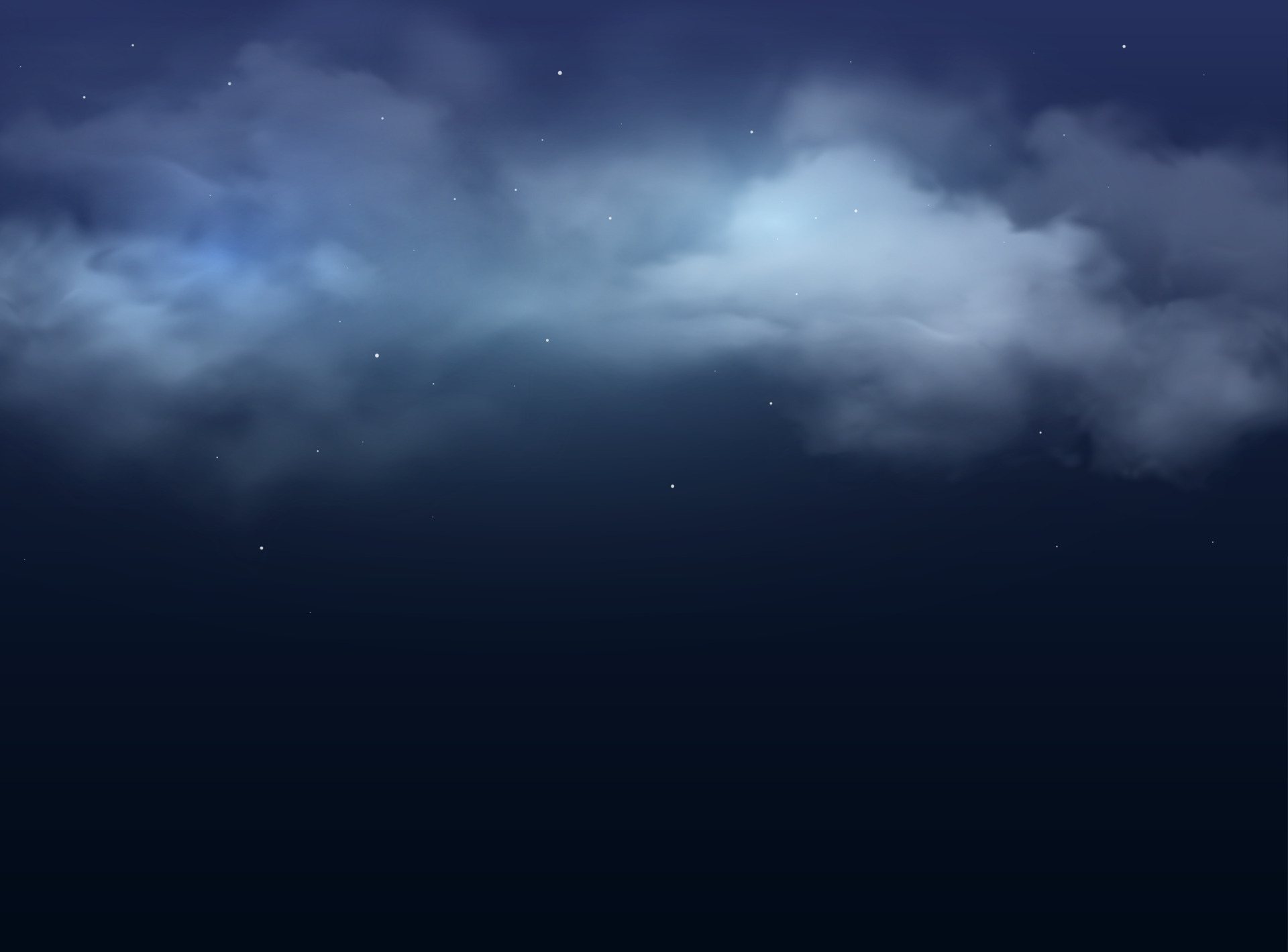 Night Sky Clouds Stars
