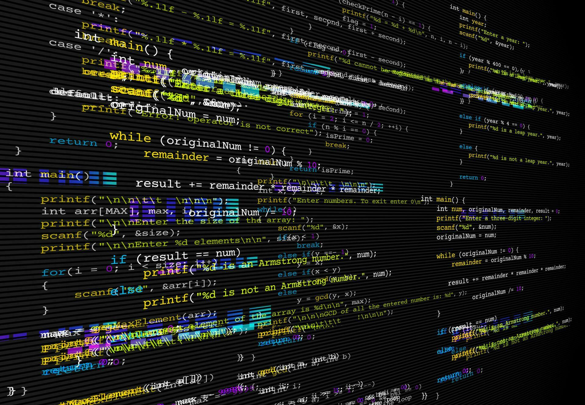 Program code bug screen glitch vector background 23837316 Vector Art at ...