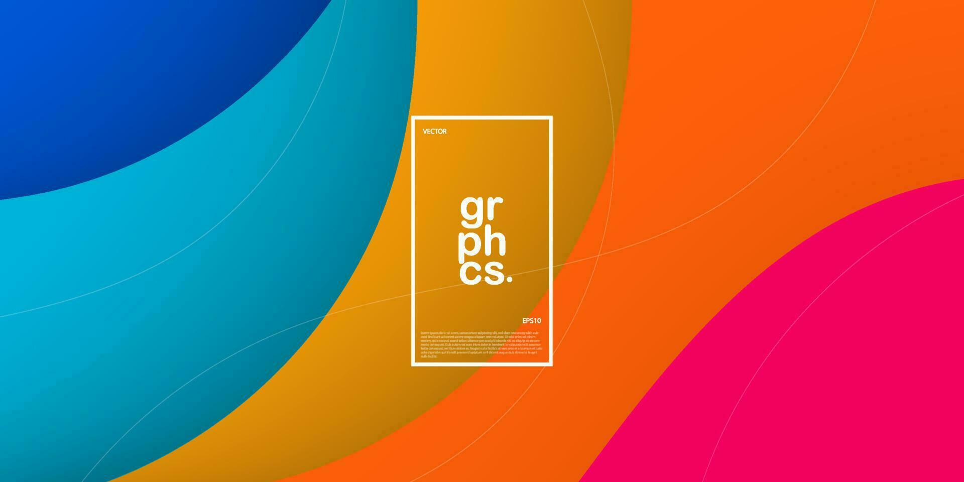 azul y naranja ola antecedentes. resumen papel cortar. resumen vistoso ...