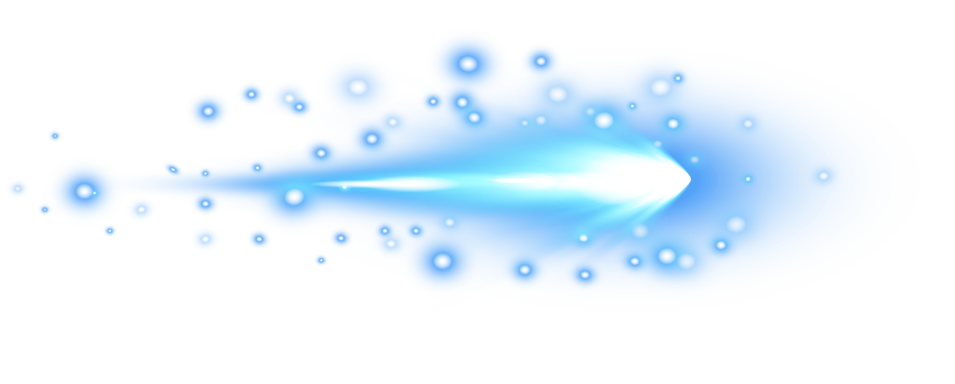 Blue horizontal lens flares. Laser beams, horizontal light rays ... Blue horizontal lens flares. Laser beams, horizontal light rays ...