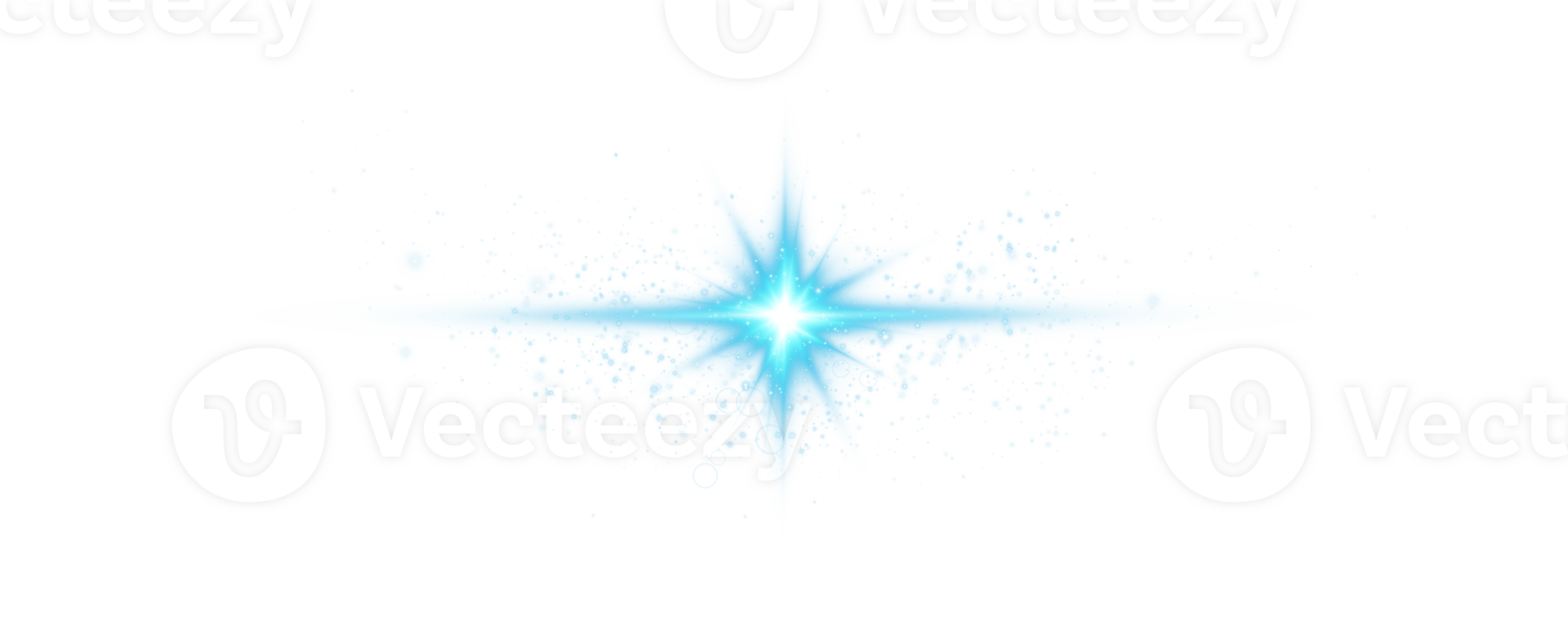 Blue horizontal lens flares. Laser beams, horizontal light rays. Beautiful light flares. Glowing ...