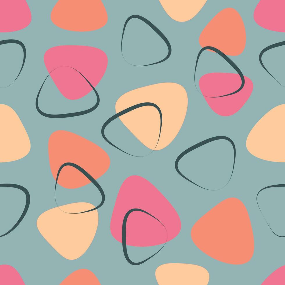 seamless color pattern with abstract shapes 23842061 Vector Art at Vecteezy