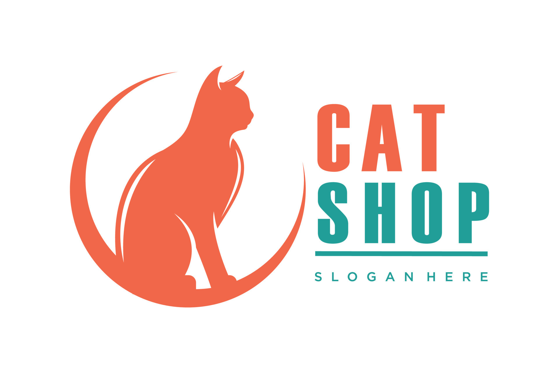 cat logo design. logos can be used for pet care,clinic and veterinary. 23846479 Vector Art at ...