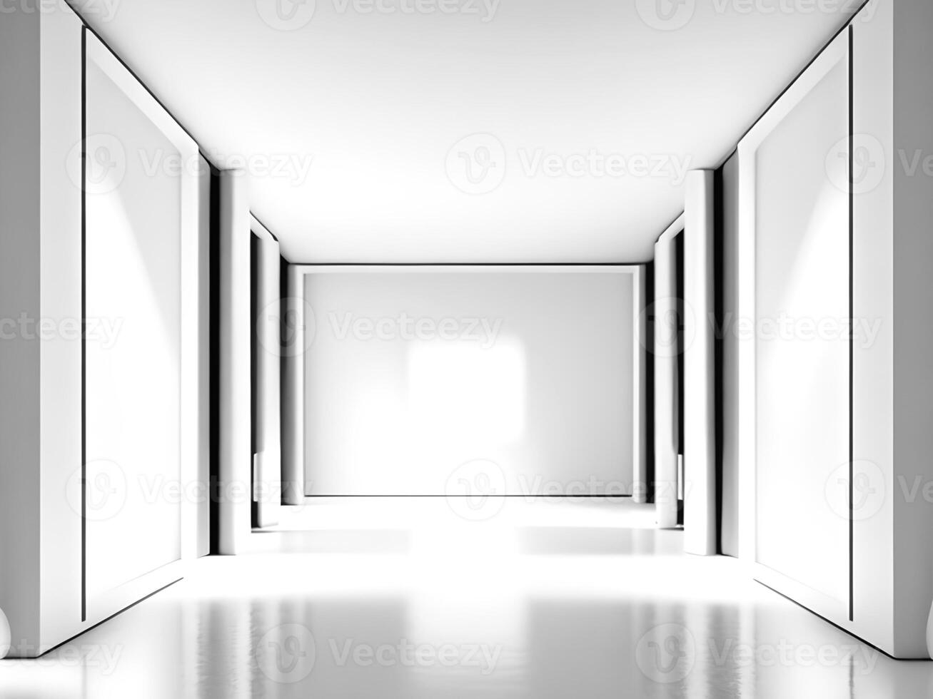 Interior of an empty white studio room. 23848338 Stock Photo at Vecteezy