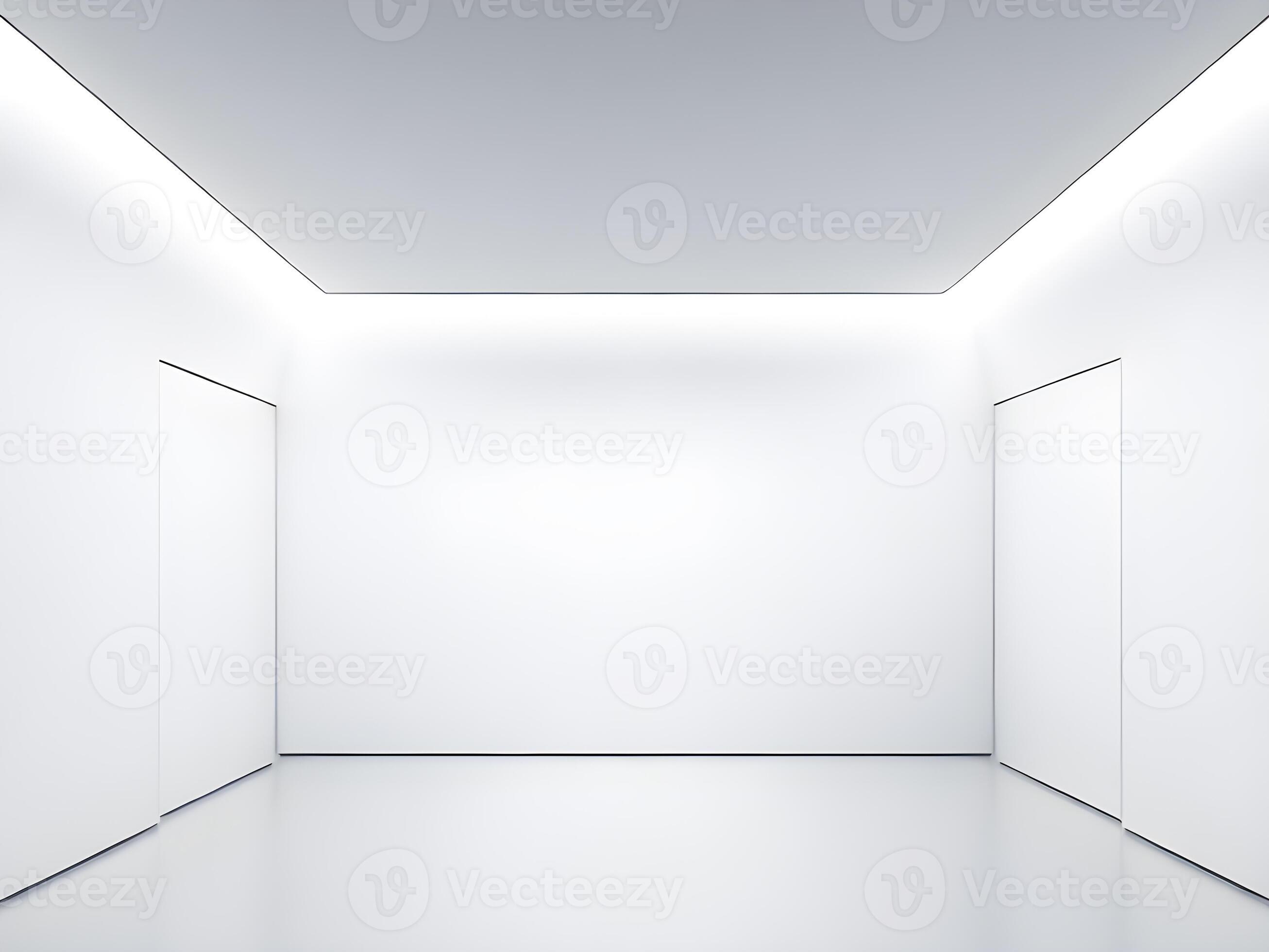 Interior of an empty white studio room. 23848405 Stock Photo at Vecteezy