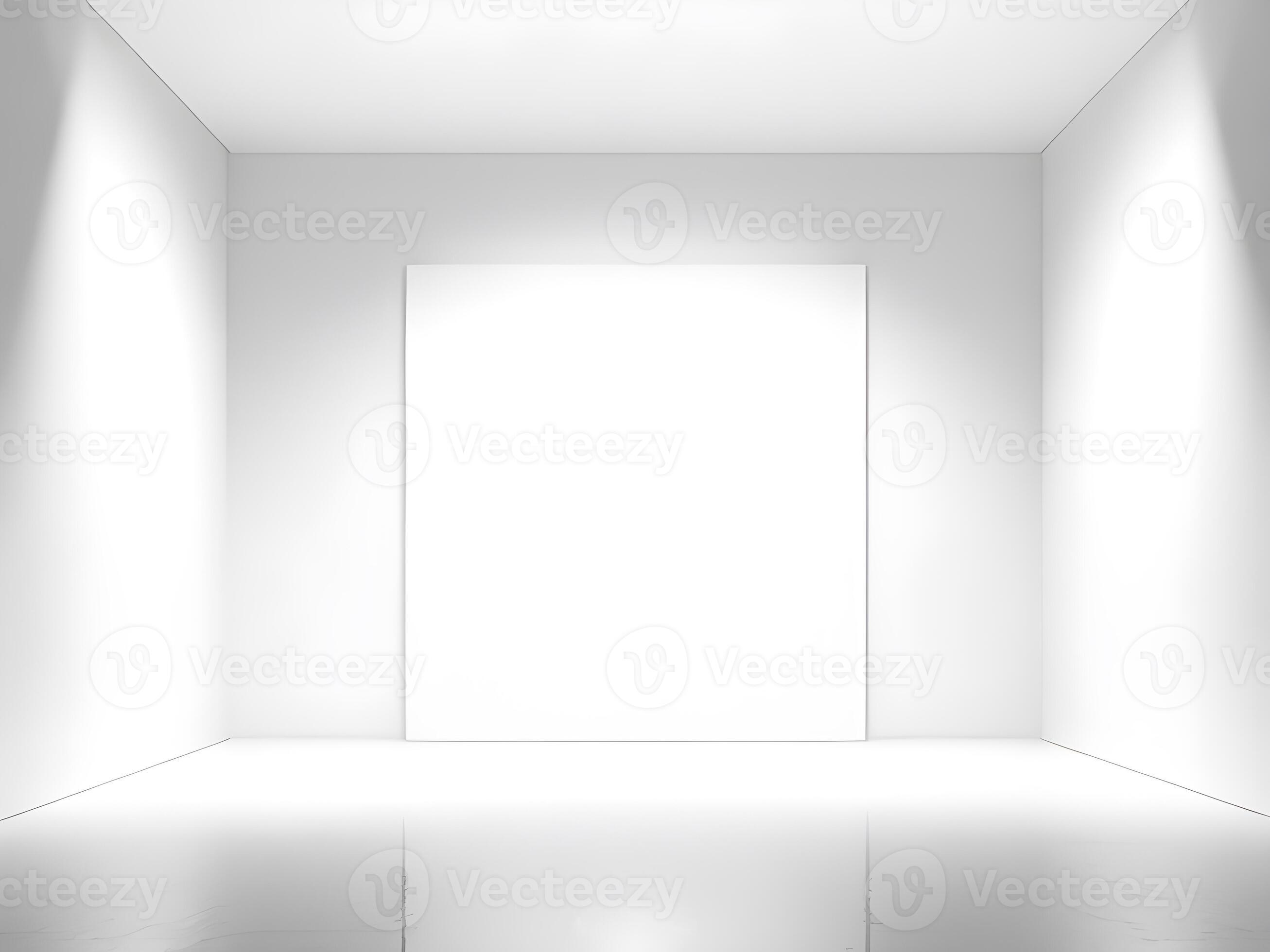Interior of an empty white studio room. 23848736 Stock Photo at Vecteezy