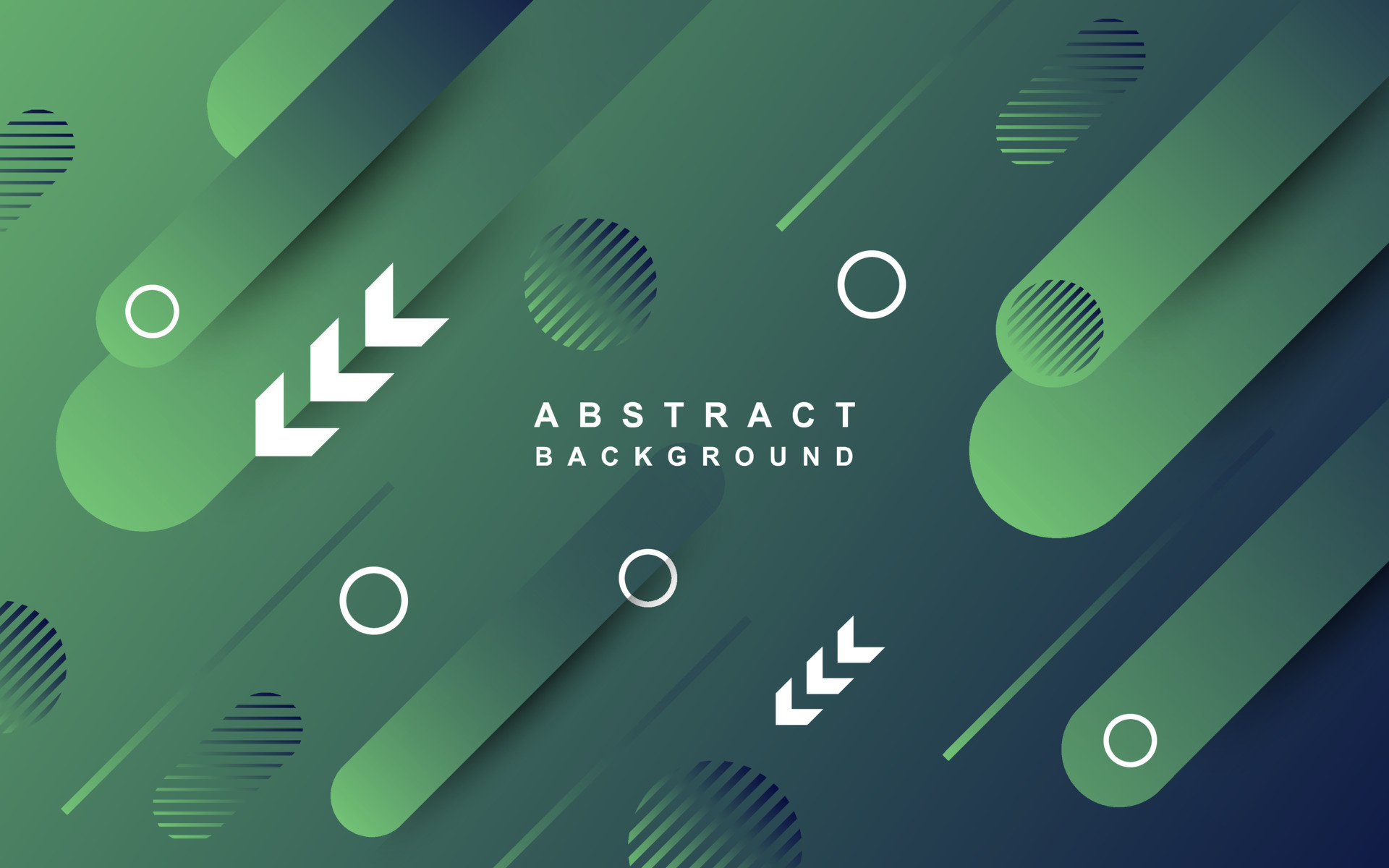 Modern Abstract Geometric Background Design Composition Of Bluish Green Gradations And Patterns