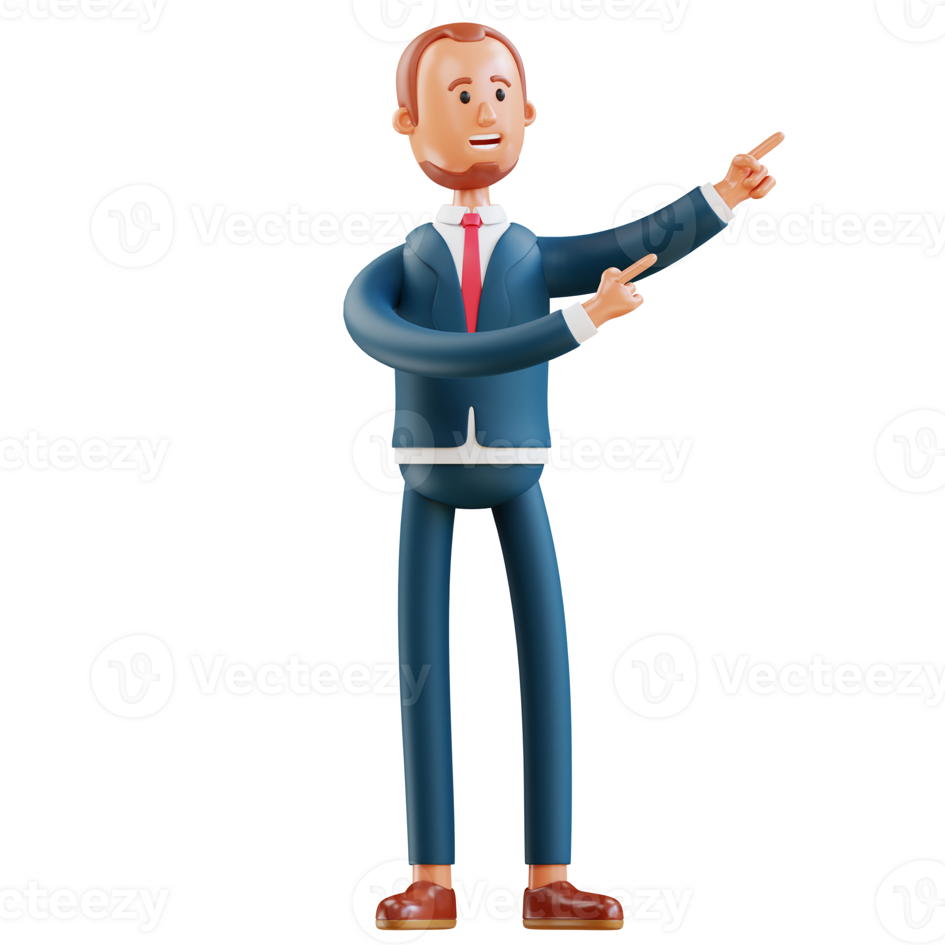 business man pointing pose 23850967 PNG