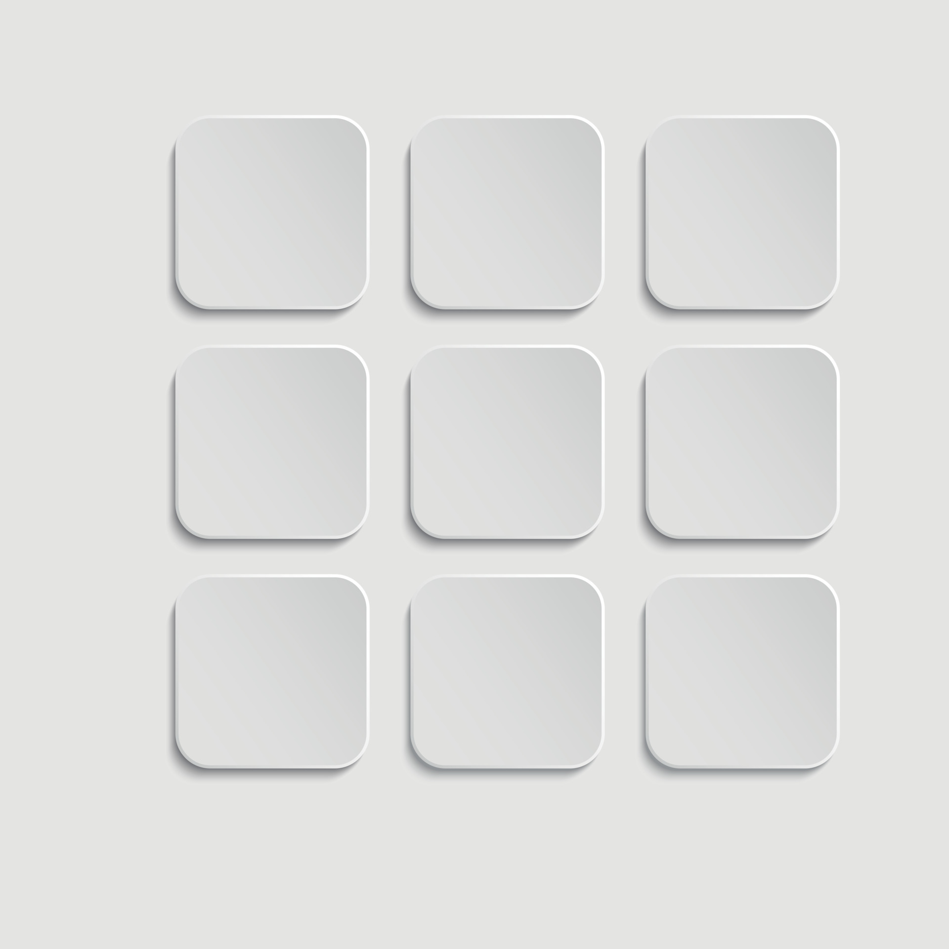 White Flat Icons Set, Business 23851222 Vector Art at Vecteezy