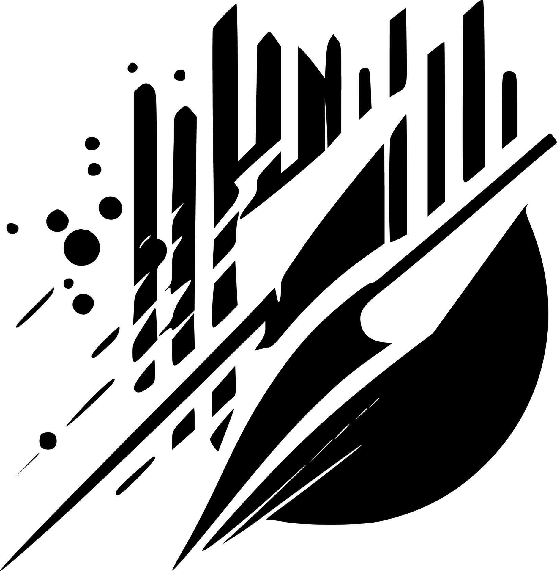 Abstract, Black and White Vector illustration 23851553 Vector Art at ...