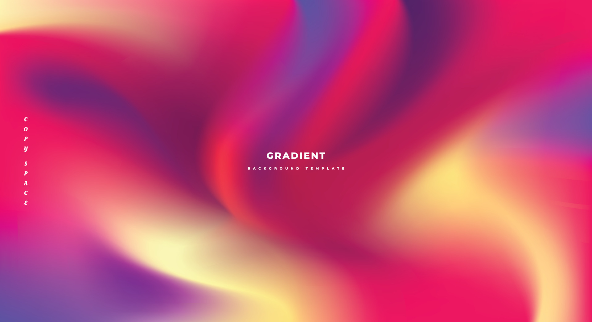 Abstract Colorful Fluid Gradient Mesh Background Template Copy Space For Poster Banner Leaflet