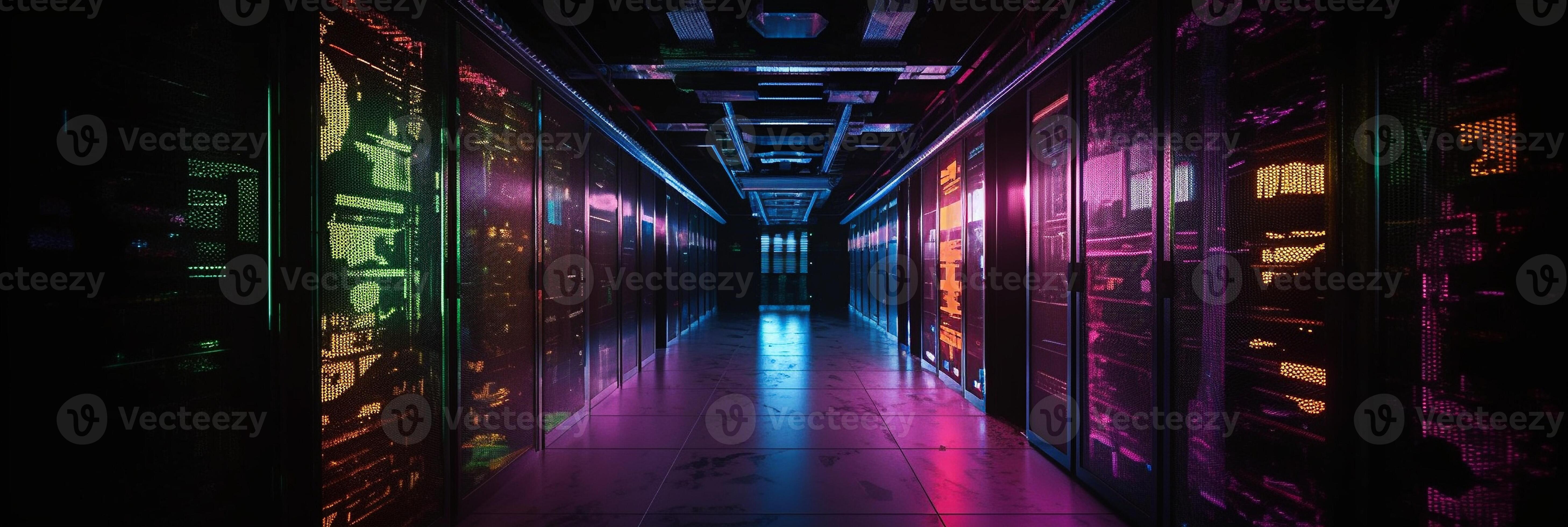 Server Room Wallpaper