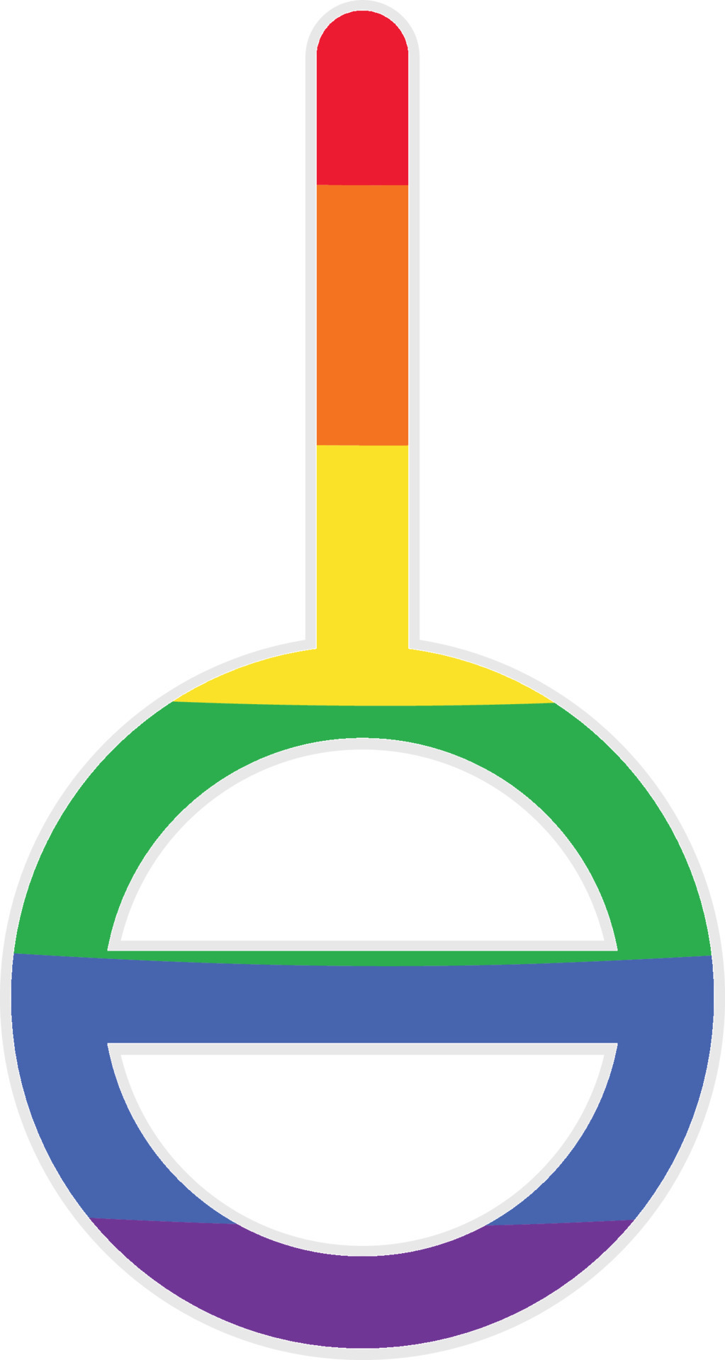 Asexual Sex Orientation Gender Symbol Vector Illustration In Rainbow Colors 23855914 Vector Art
