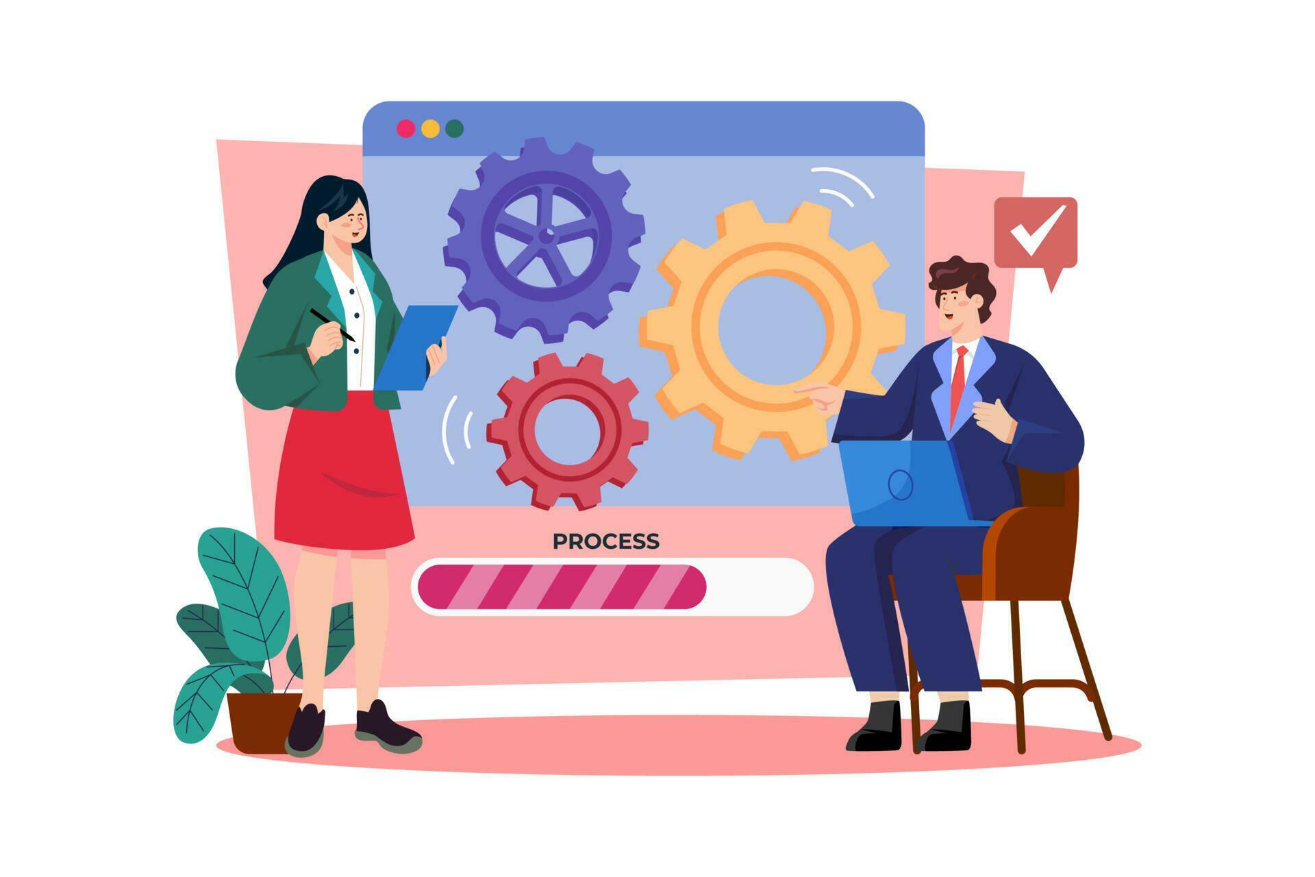Operations manager streamlining business processes. 23857074 Vector Art ... Operations manager streamlining business processes. 23857074 Vector Art ...
