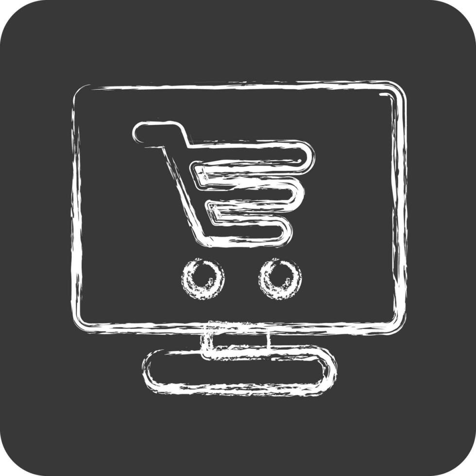Icon Product Suitable For Startup Symbol Chalk Style Simple Design