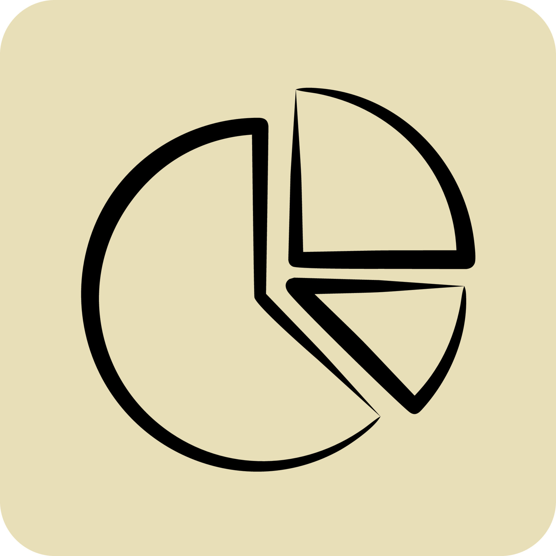 Icon Analytics Suitable For Startup Symbol Hand Drawn Style Simple Design Editable Design