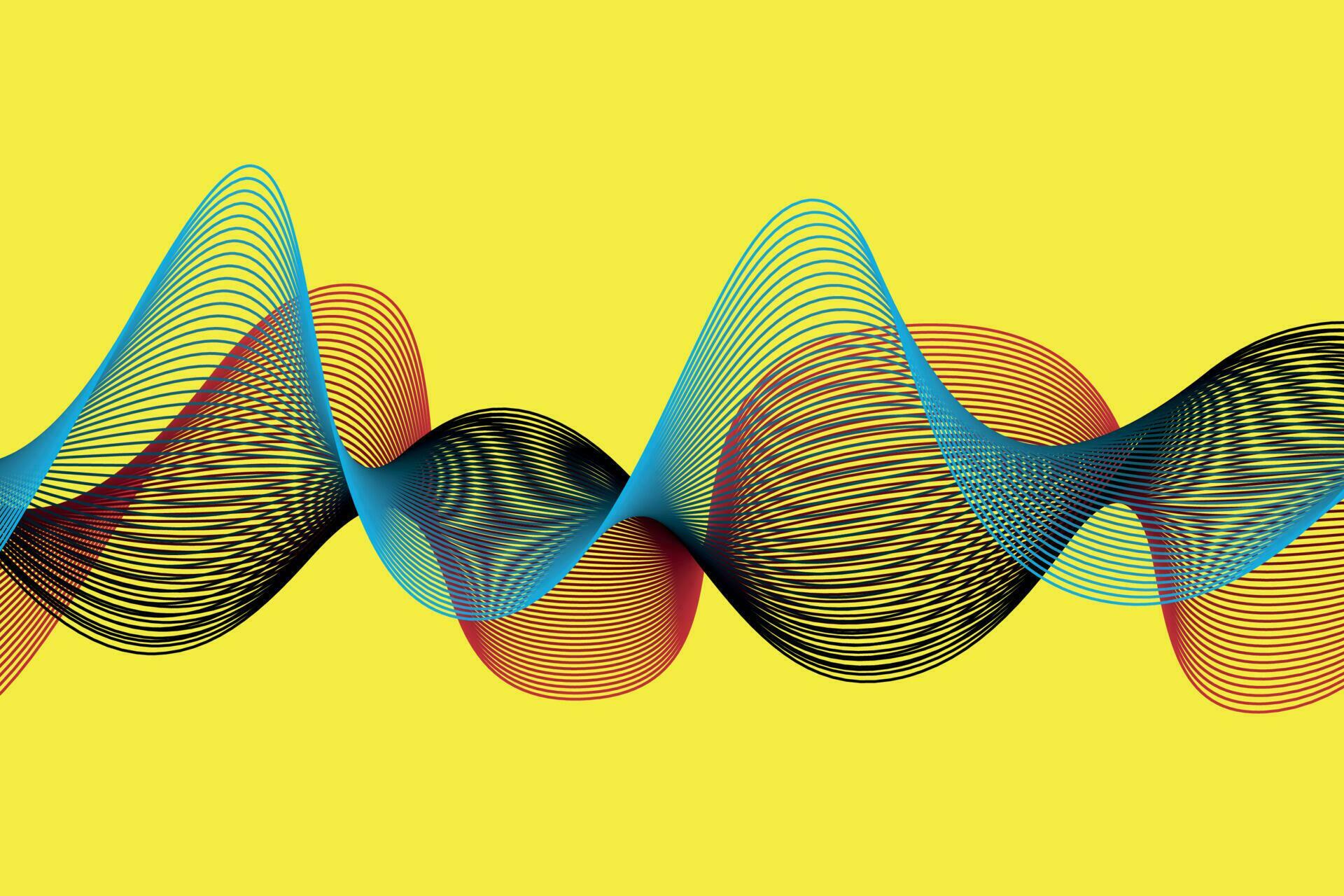 Colorful Gradient Wave Line Fluid Abstract Background Suitable For Landing Page And Computer