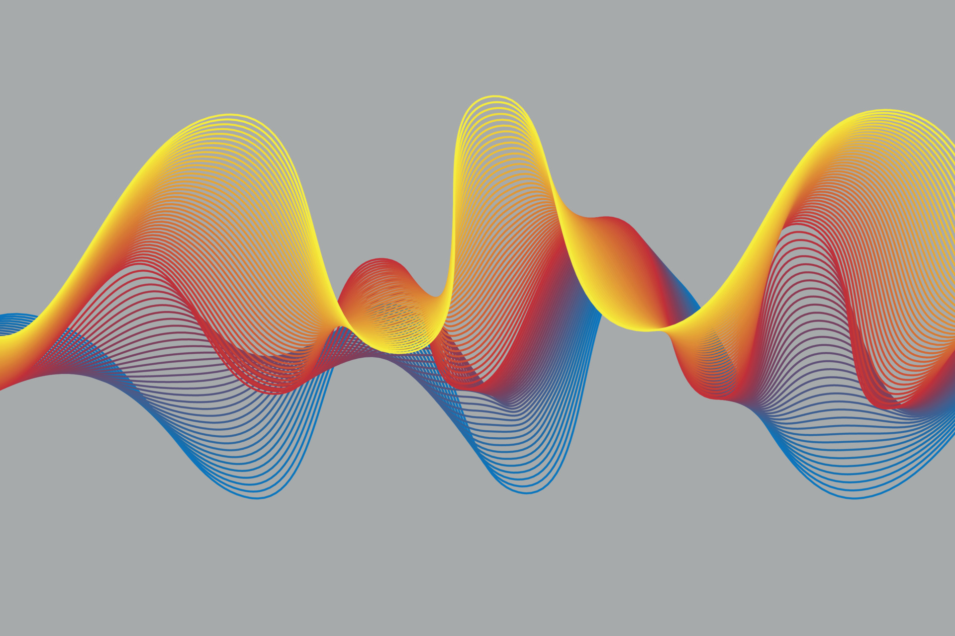 Colorful Gradient Wave Line Fluid Abstract Background Suitable For Landing Page And Computer