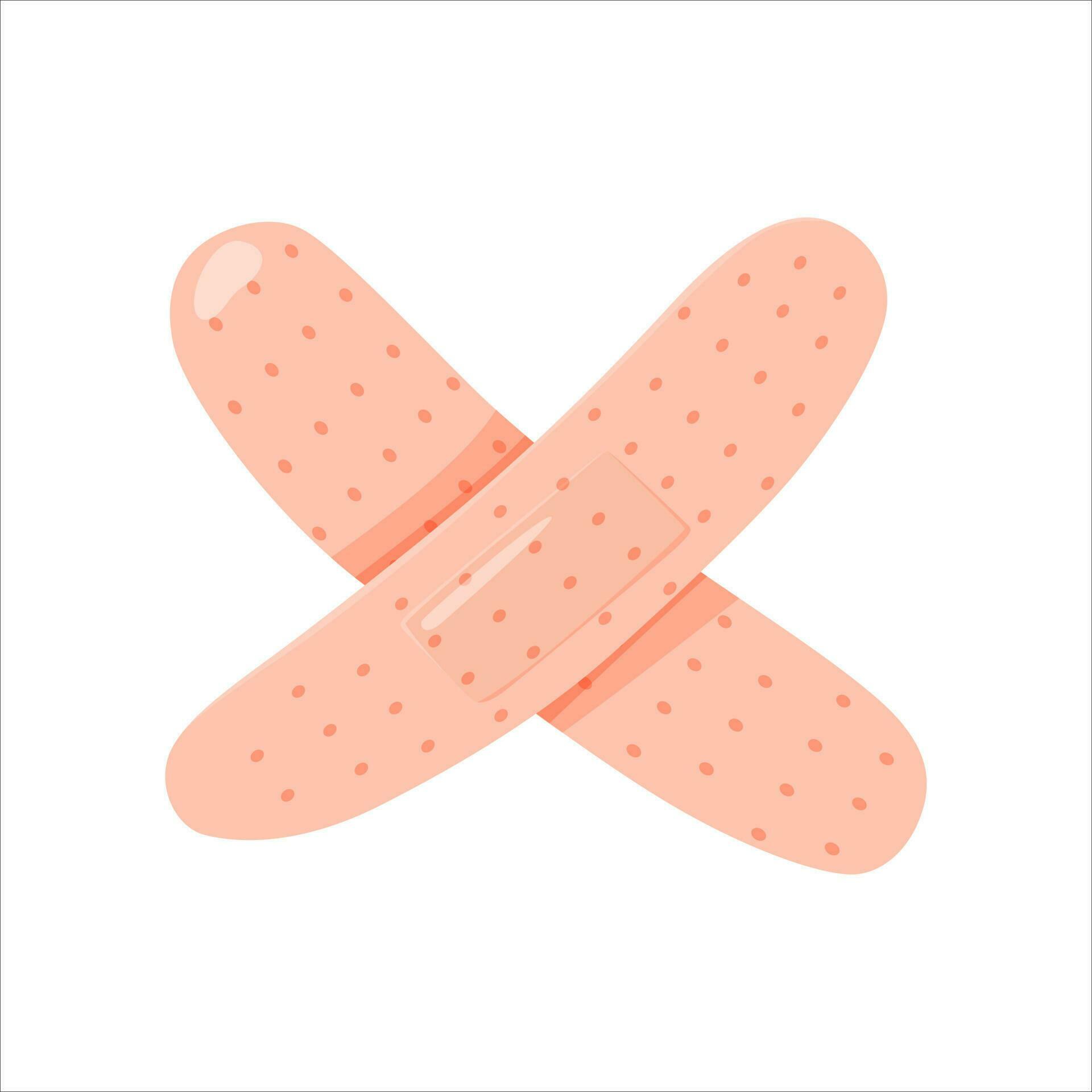 Medical plaster. Illustration of wound protection tool. 23863752 Vector Art at Vecteezy