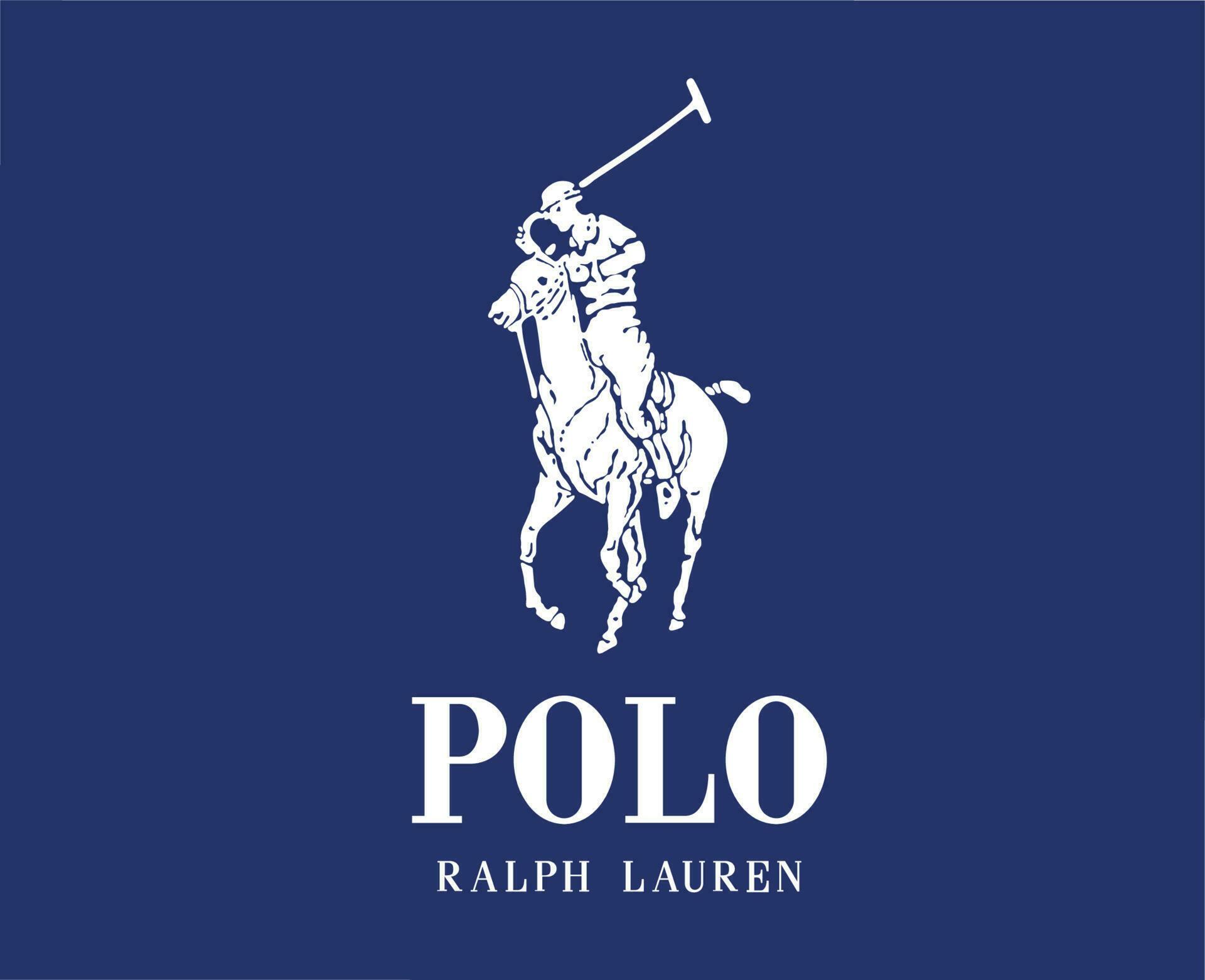 Polo Ralph Lauren Brand Logo White Symbol Clothes Design Icon Abstract