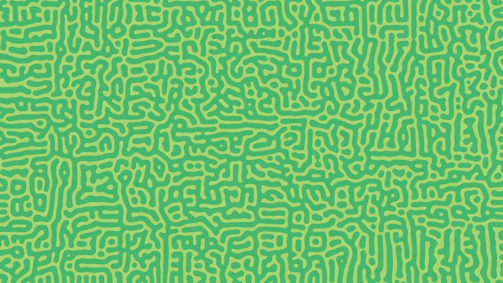 Green Turing Reaction Background Abstract Diffusion Pattern With