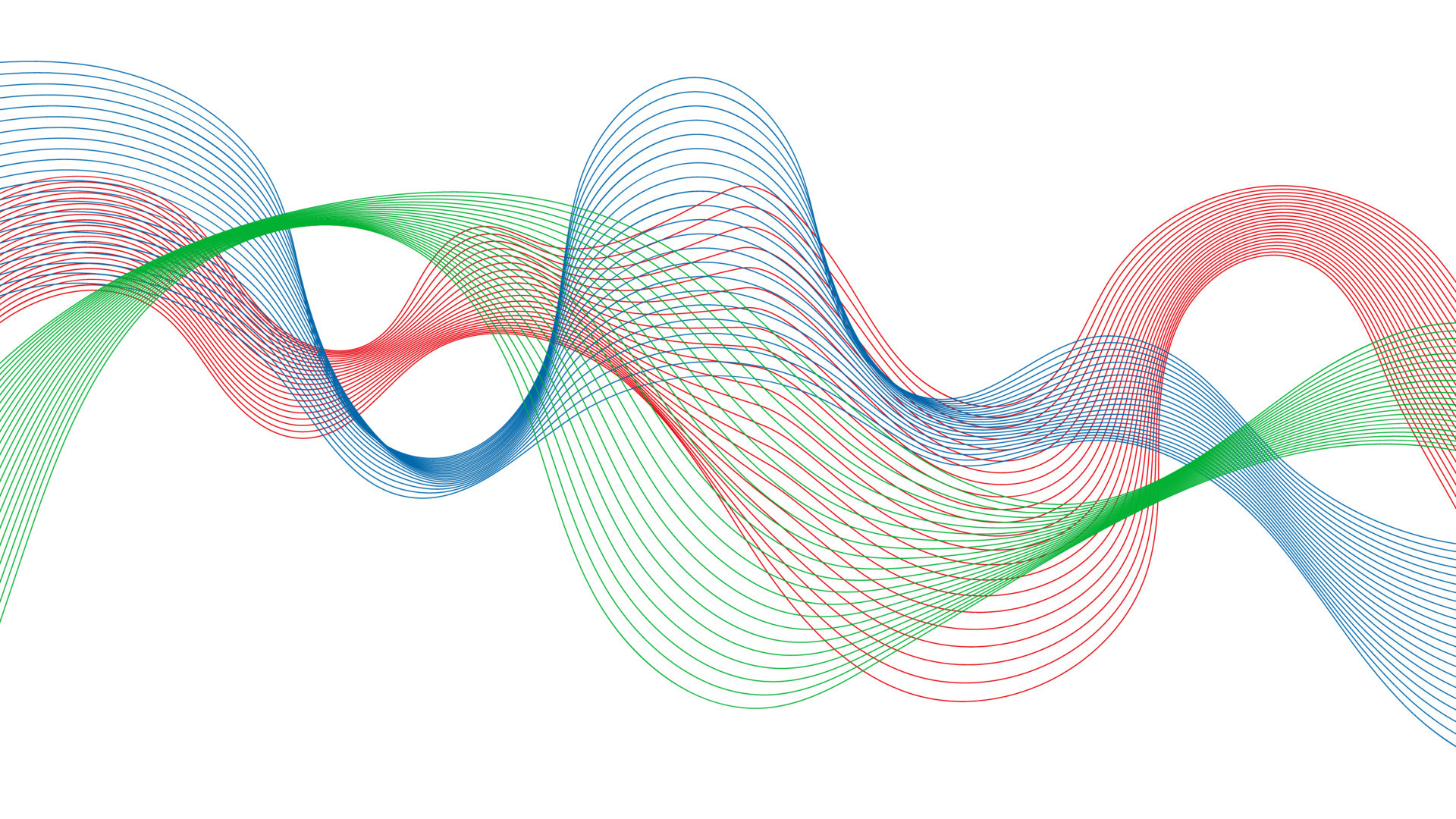 Abstract Backdrop With Colorful Wave Gradient Lines On White Background Modern Technology