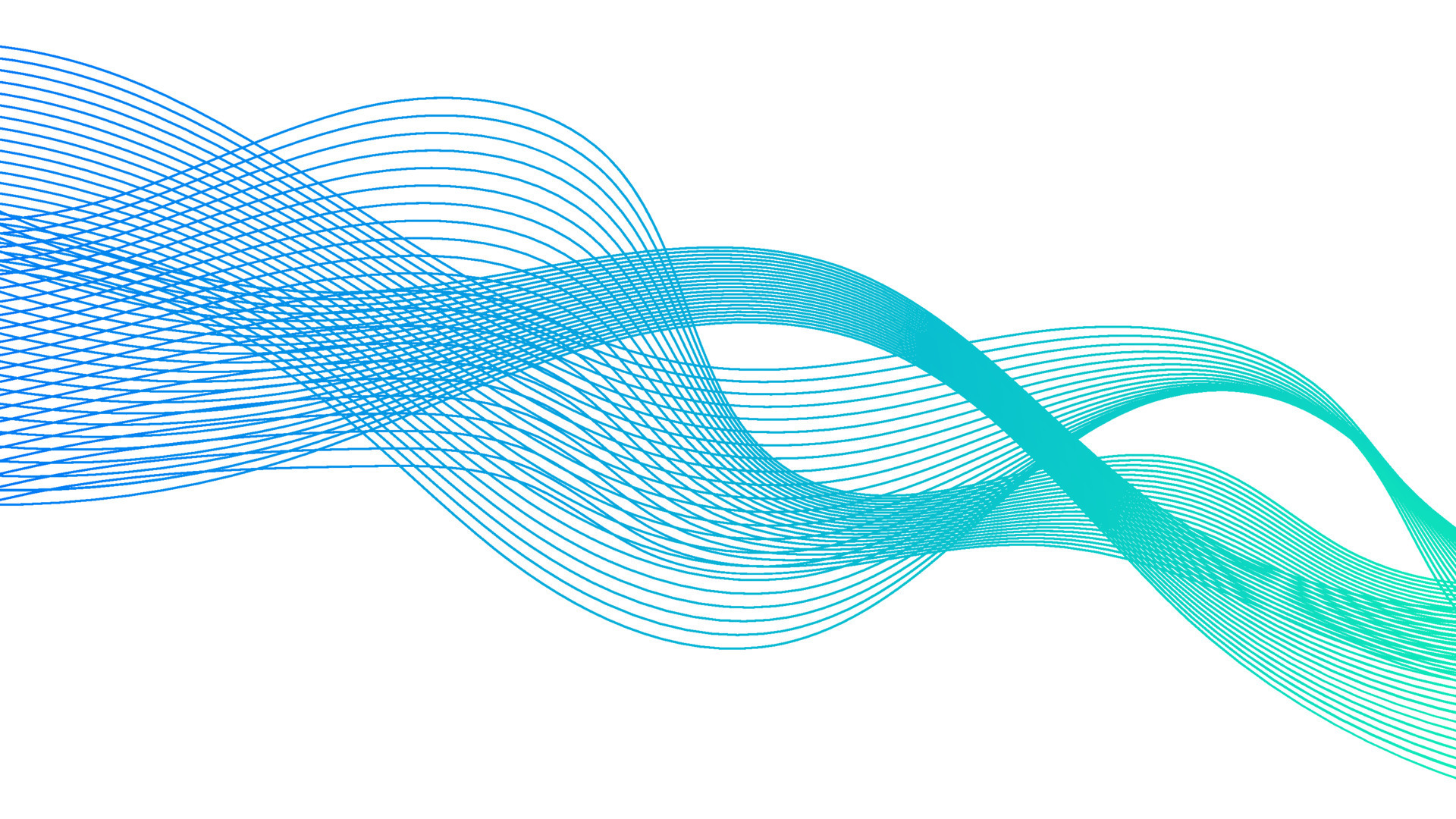 Abstract Backdrop With Colorful Wave Gradient Lines On White Background