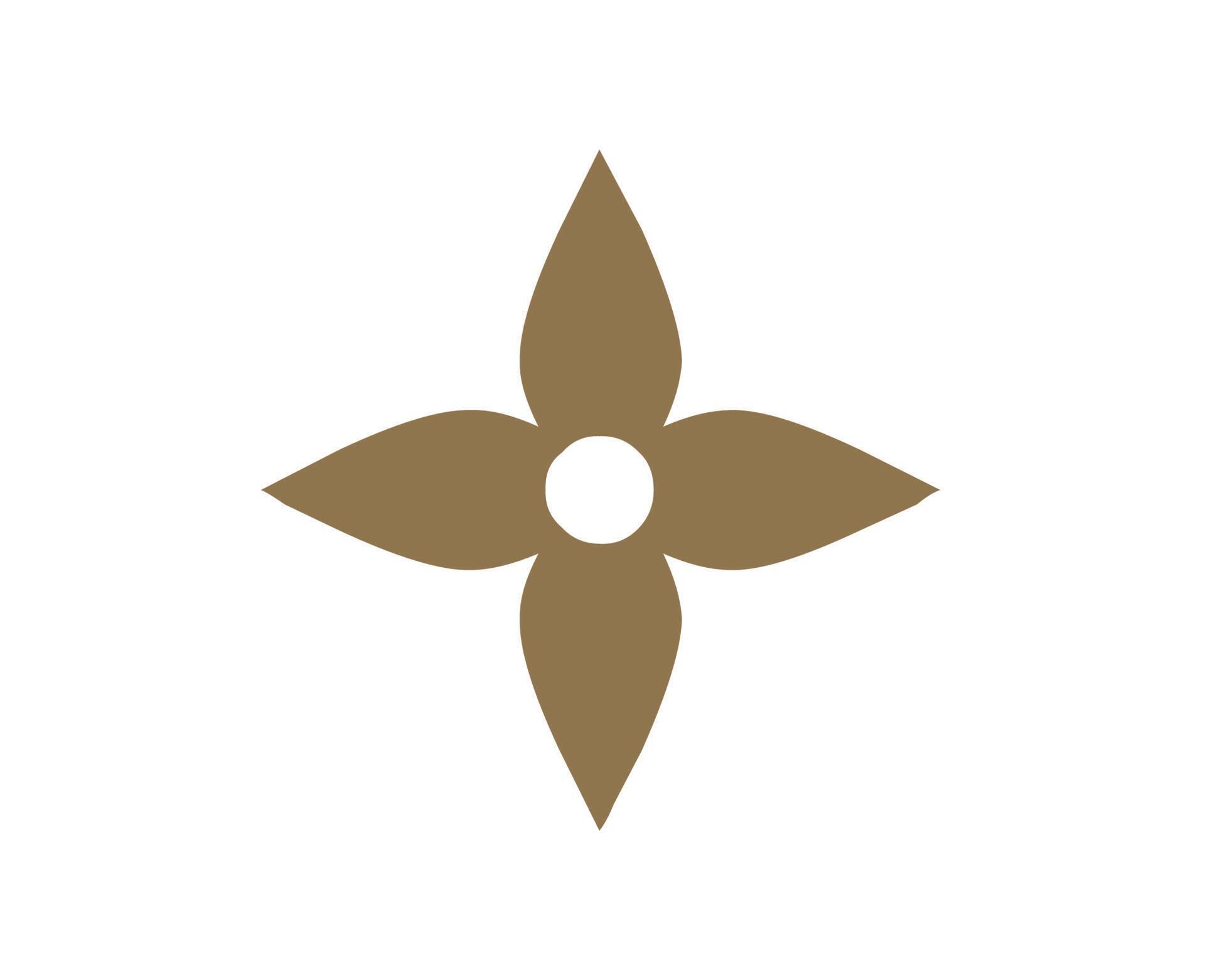 Louis Vuitton Brand Logo Fashion Brown Design Symbol Clothes Vector Illustration 23871568 Vector ...