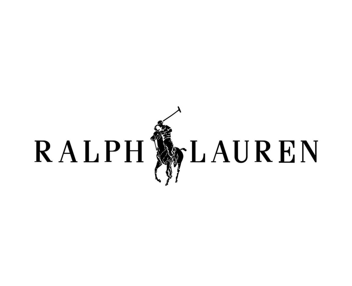 Ralph Lauren Brand Logo With Name Black Symbol Clothes Design Icon