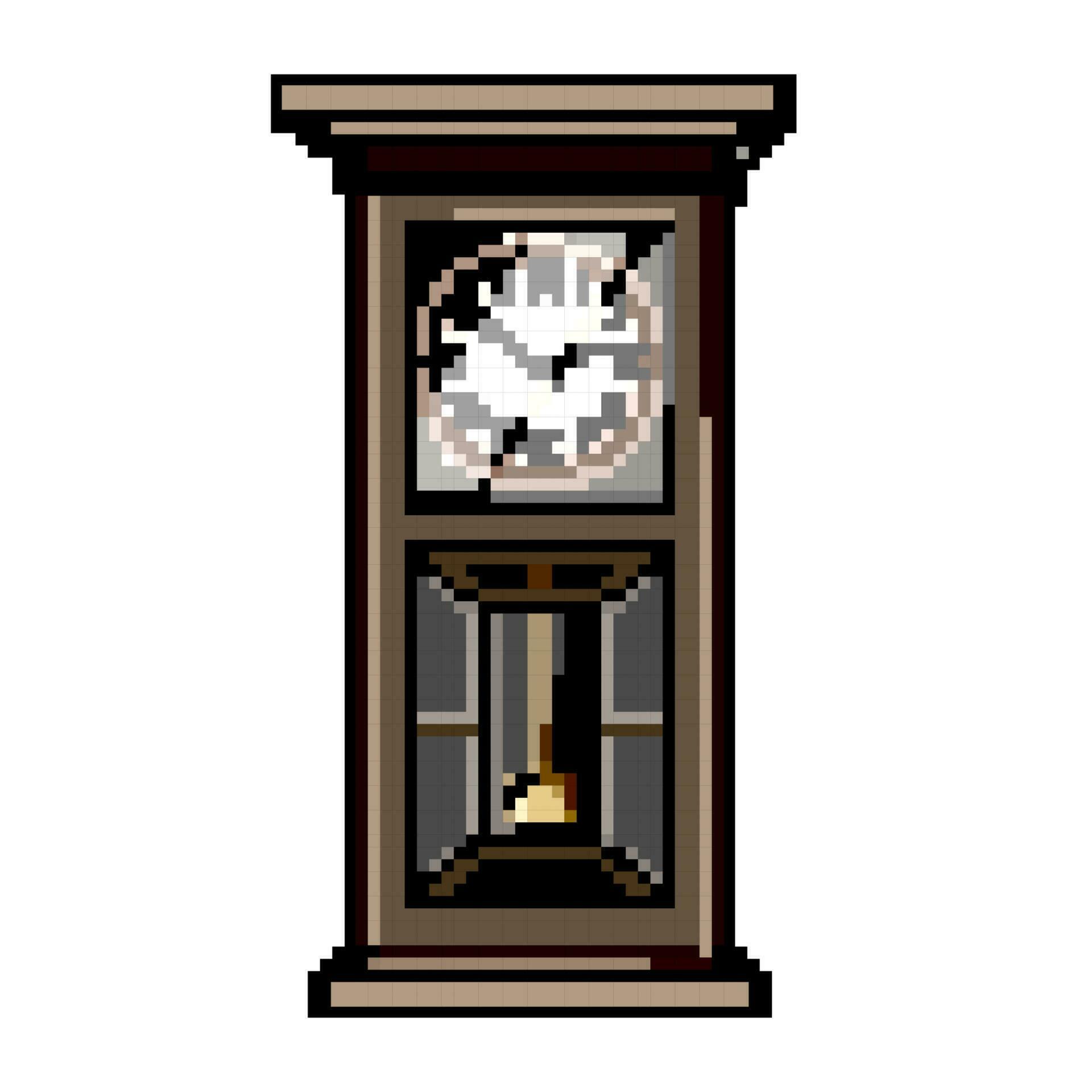 time clock vintage game pixel art vector illustration 23876515 Vector ...