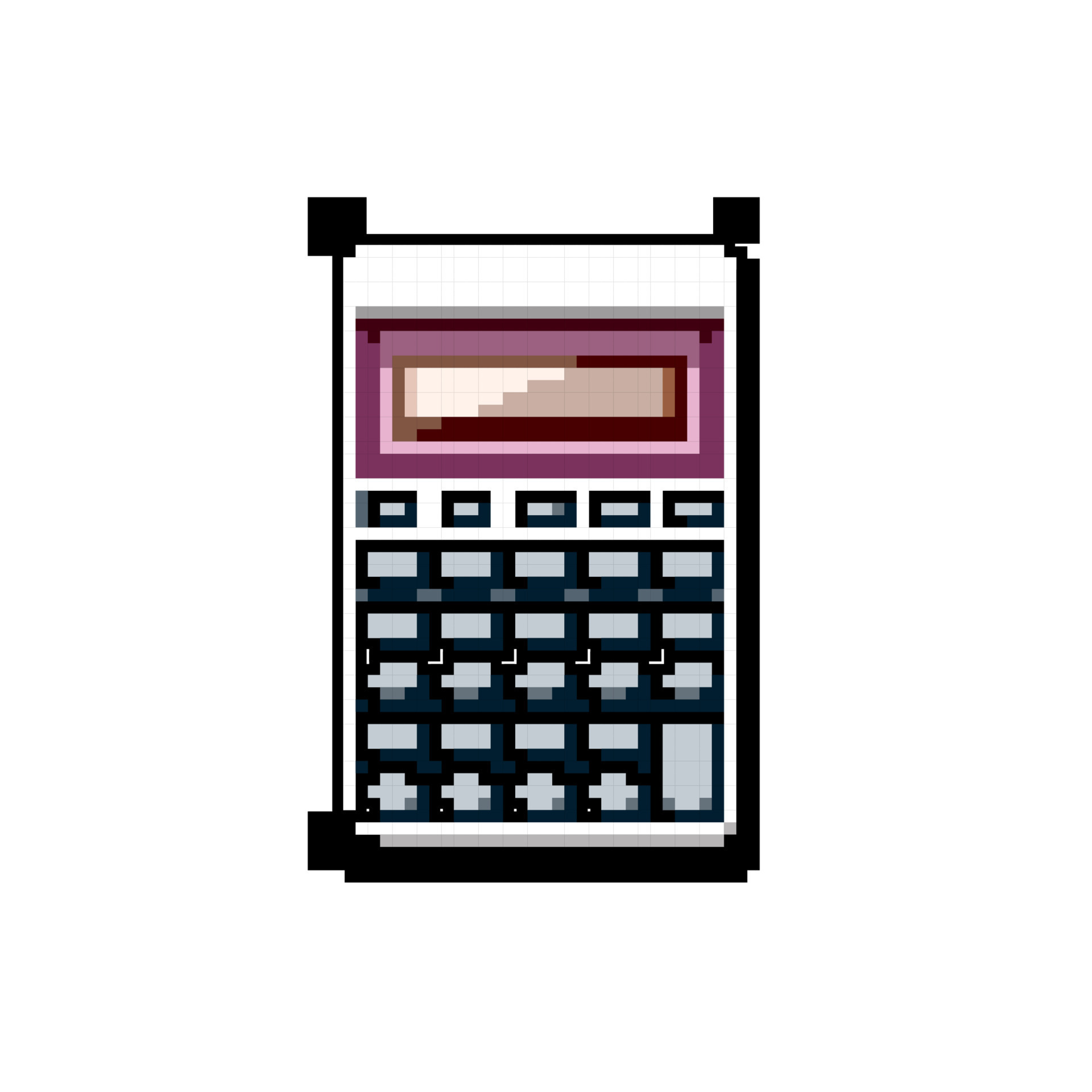 Finance Calculator Device Game Pixel Art Vector Illustration 23876750