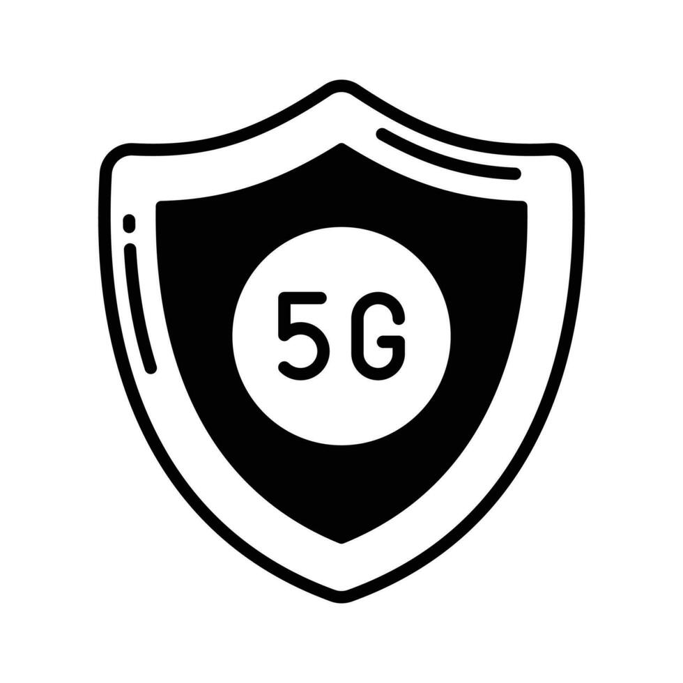 Carefully designed 5G network icon in trendy style, 5G technology vector 23879395 Vector Art at ...