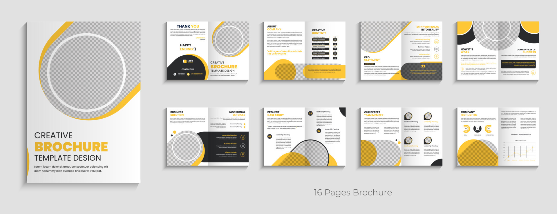 Creative Company 16 Page Brochure Design Template 23881986 Vector Art creative-company-16-page-brochure-design-template-23881986-vector-art