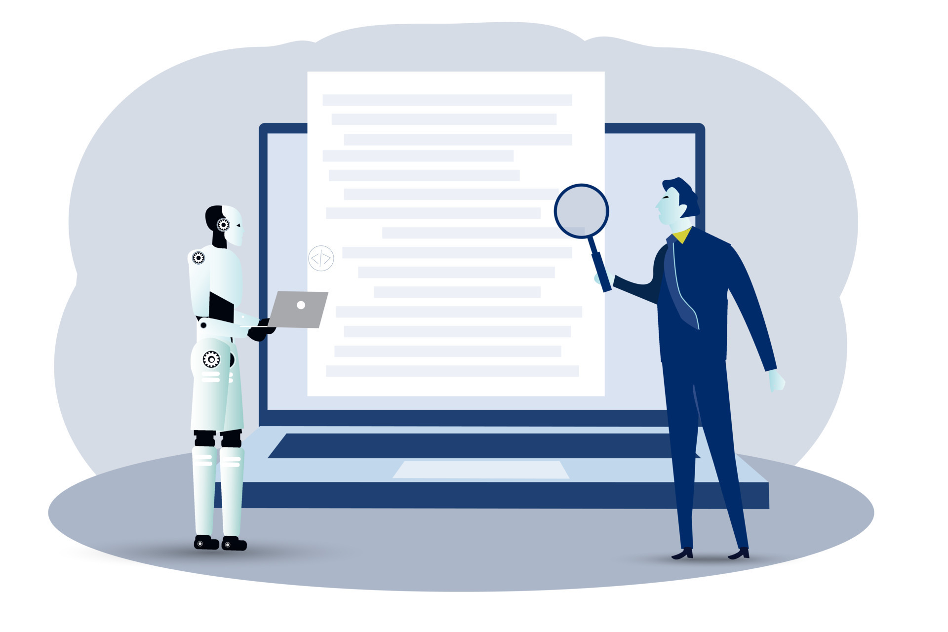 Ai Software Testing Businessman Bug Fixing Abstract Metaphor 23882106 Vector Art At Vecteezy