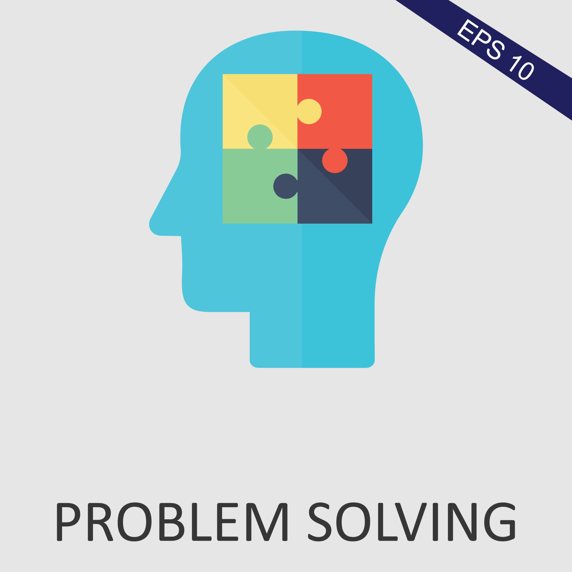 Problem Solving Flat Icon Vector Eps File 23883320 Vector Art at Vecteezy