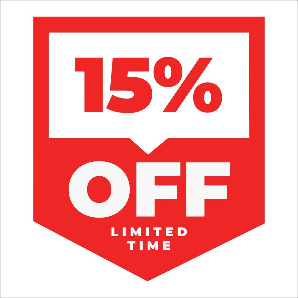 Massive 15 Percent Off Limited Time Offer 23887300 Vector Art At Vecteezy