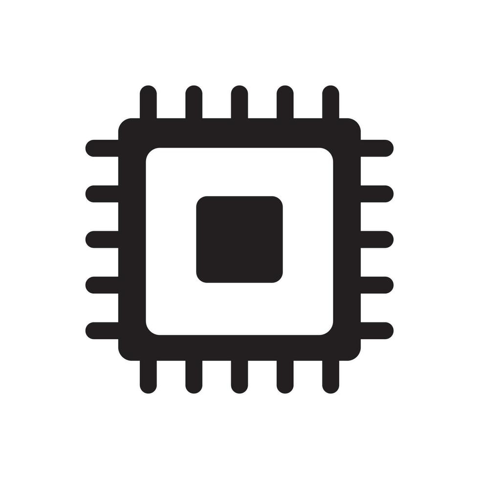 microchip icon vector 23887617 Vector Art at Vecteezy