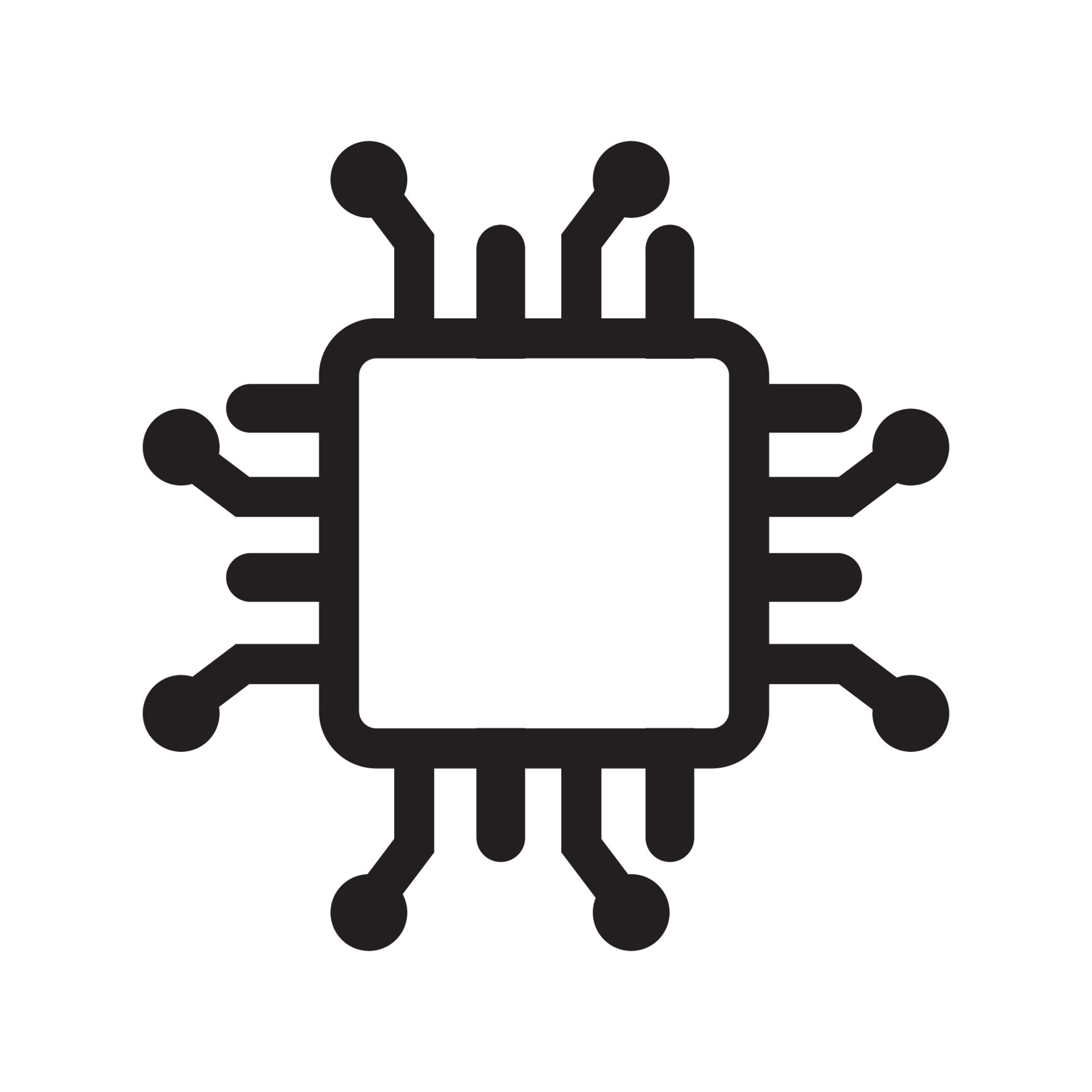 microchip icon vector 23887715 Vector Art at Vecteezy microchip icon vector 23887715 Vector Art at Vecteezy