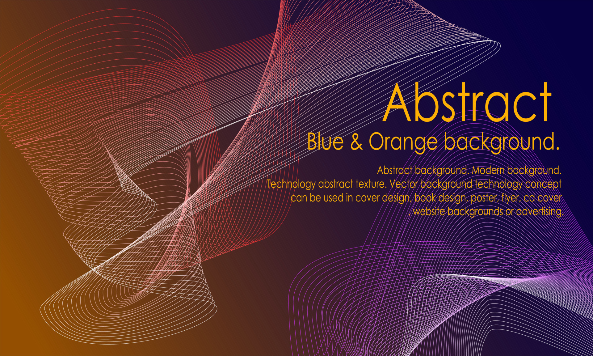 Abstract Background With Wave Lines Minimal Geometric Pattern Molecular Texture Graphic